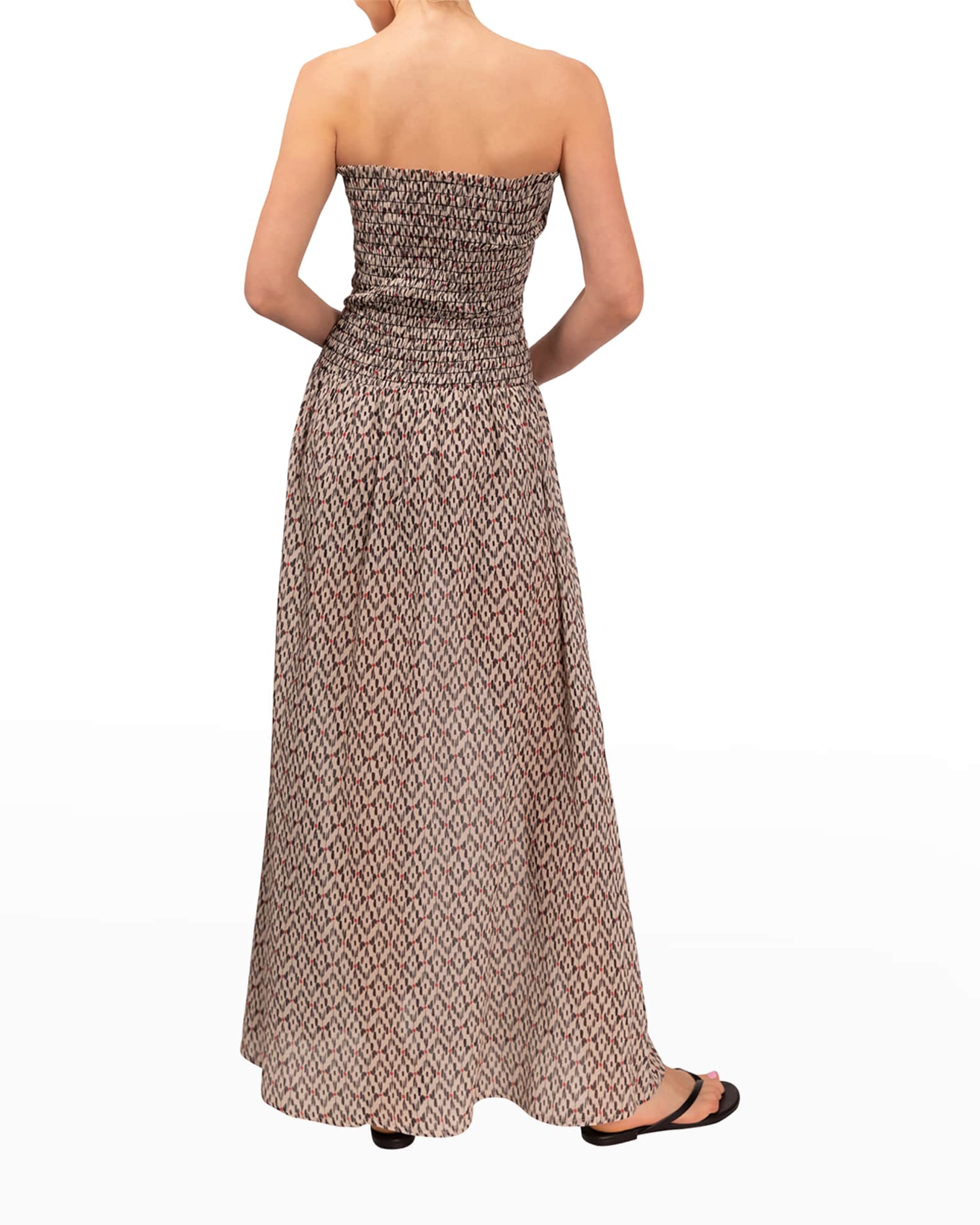 Everyday Ritual Morgan Strapless Smocked Maxi Dress Neiman Marcus