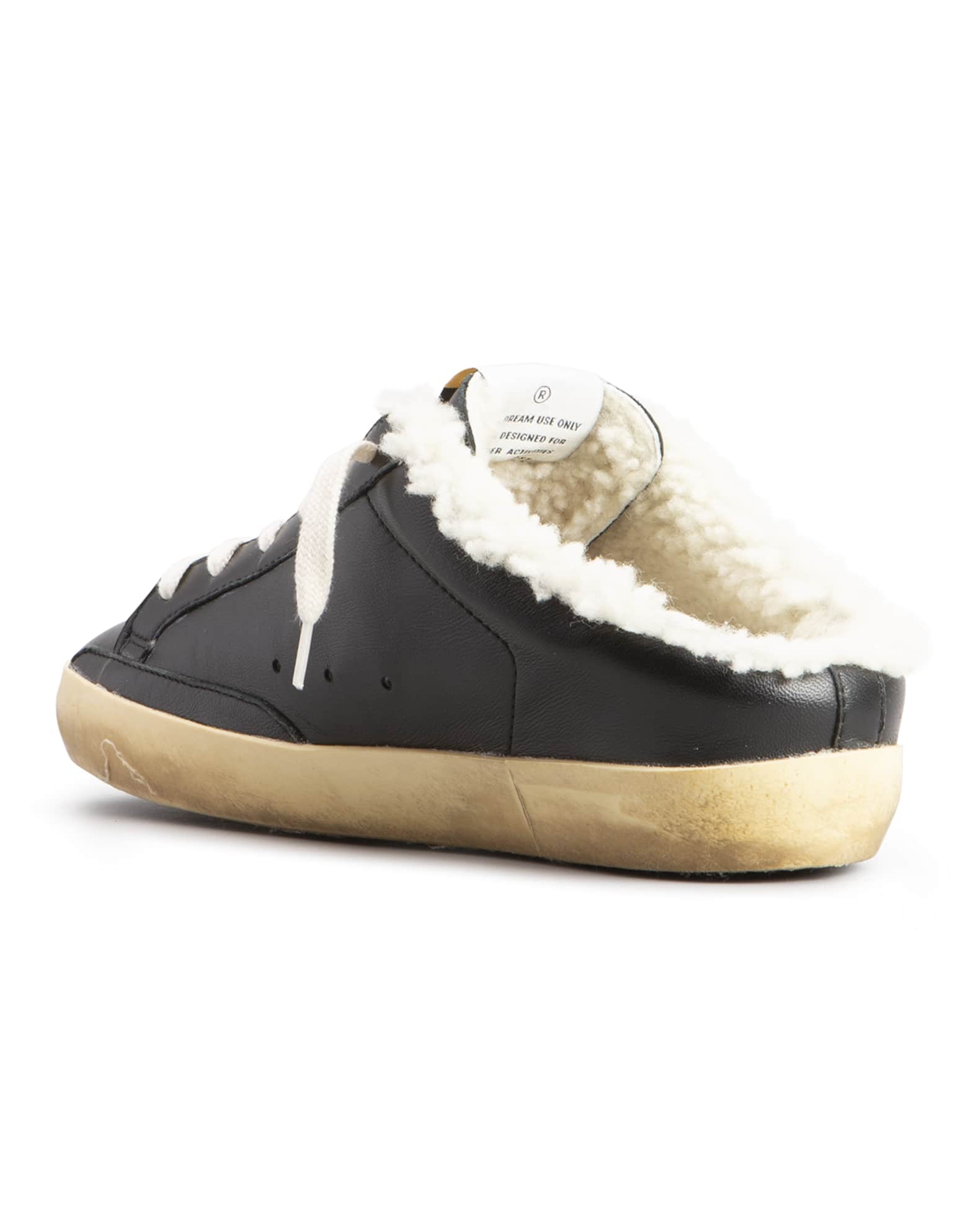 Golden Goose Superstar Sabot Bicolor Shearling Sneakers | Neiman Marcus