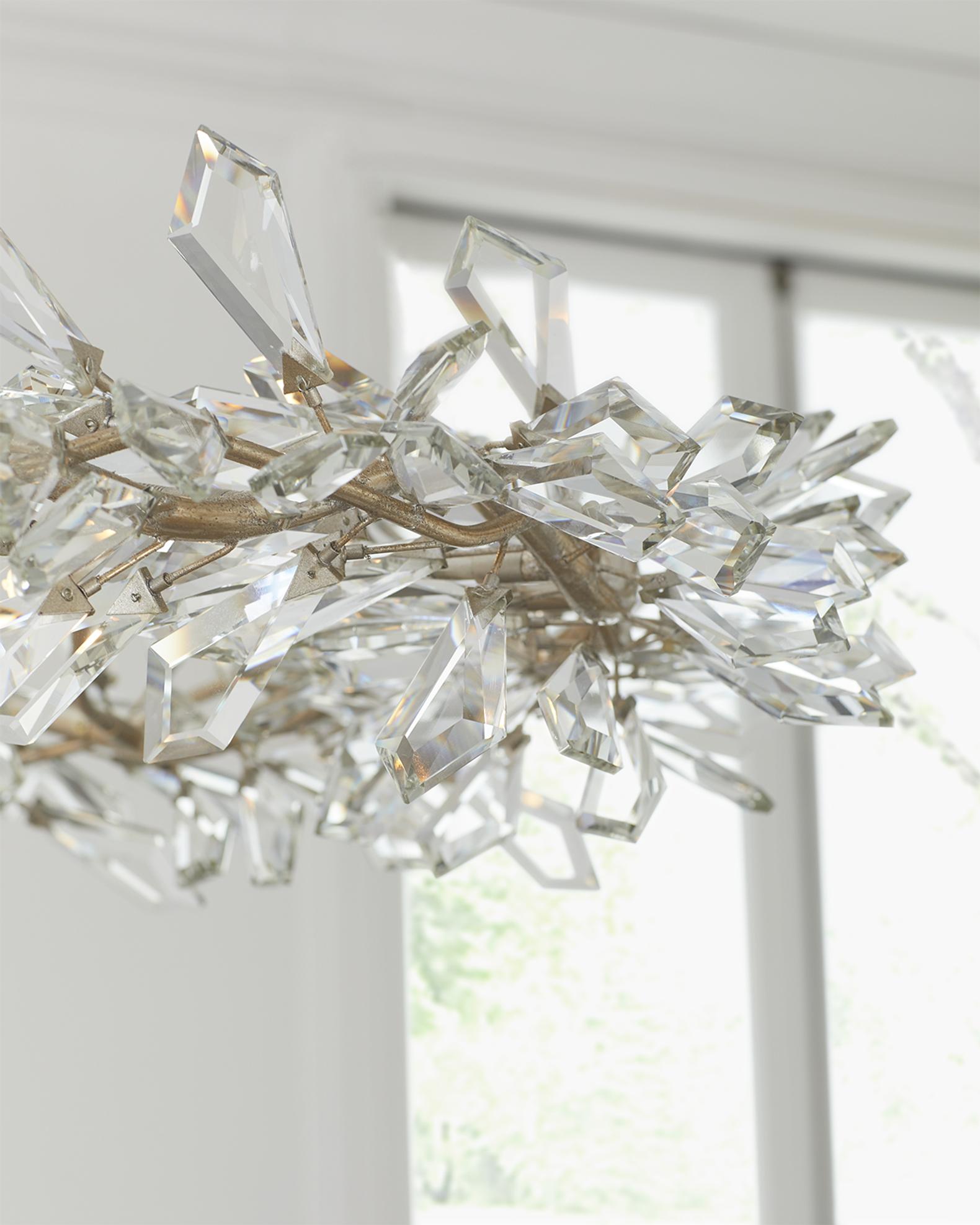 John-Richard Collection Kotta Twelve Light Cut Crystal Pendant ...