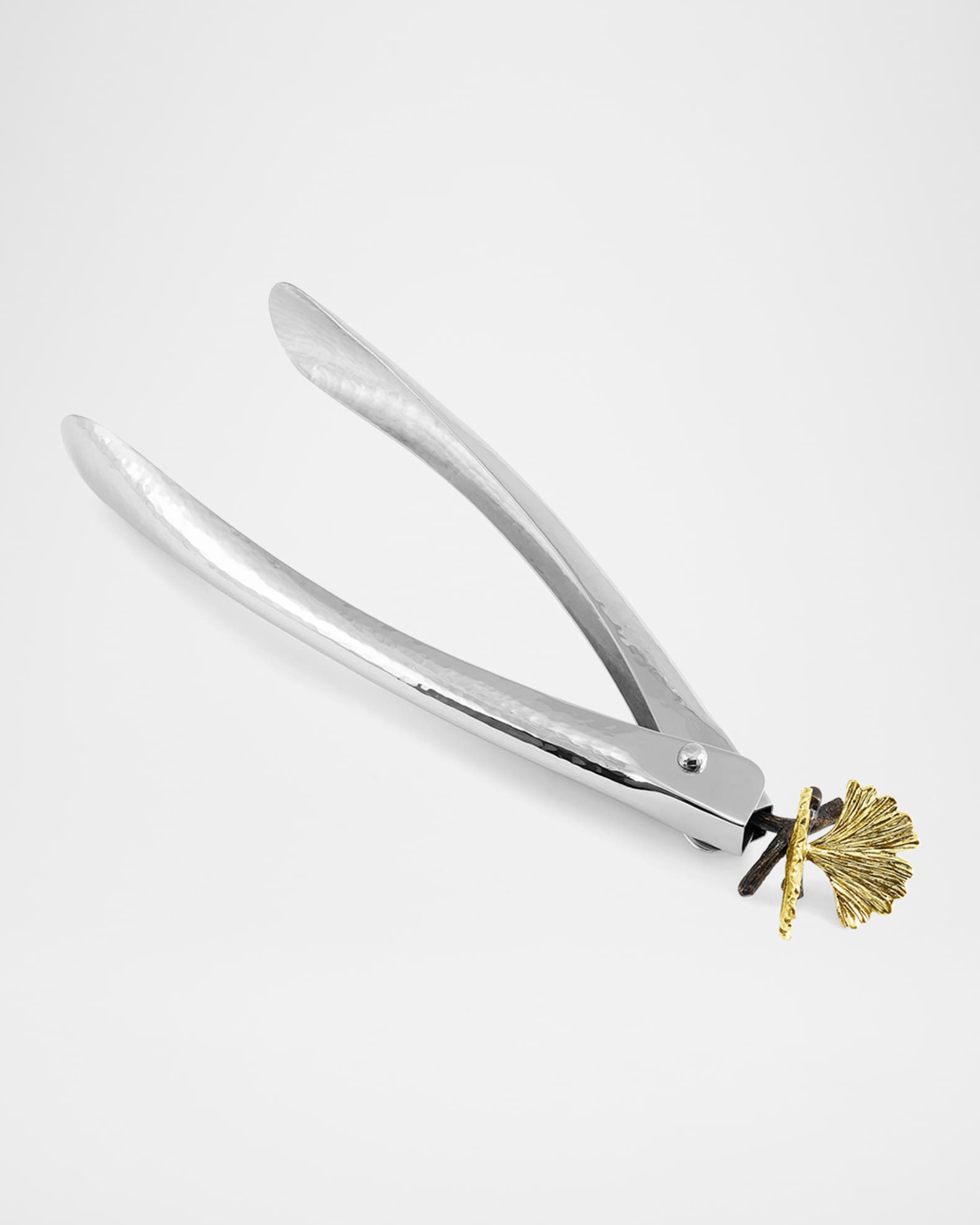 Michael Aram Butterfly Ginkgo Large Lock-Spring Tongs | Neiman Marcus