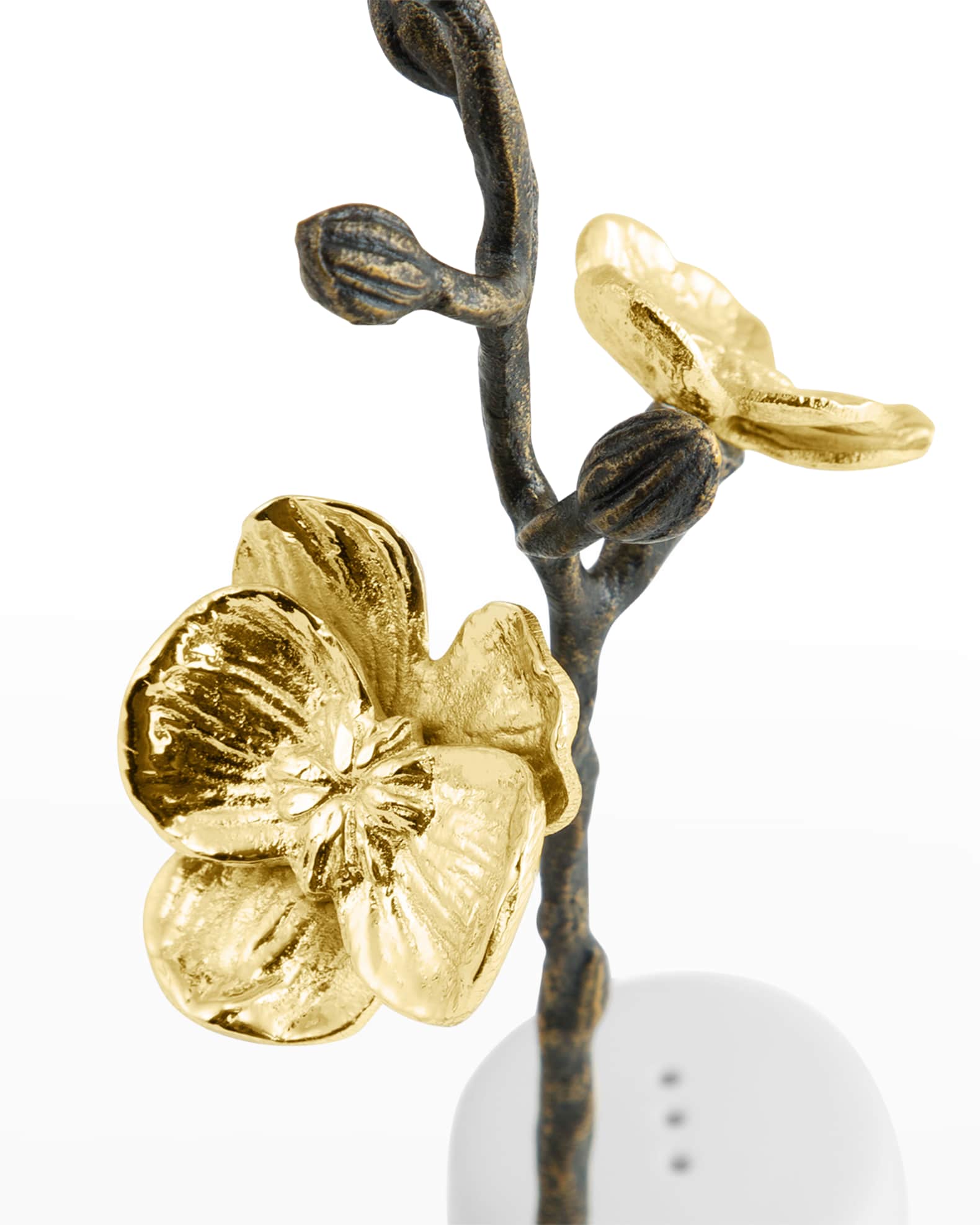 Michael Aram Gold Orchid Salt and Pepper Set | Neiman Marcus