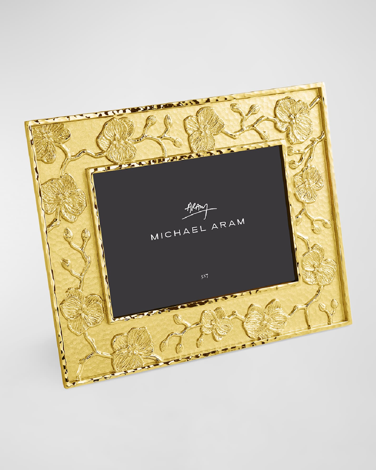 Michael Aram Gold Orchid Sculpted Frame, 5”x7” | Neiman Marcus