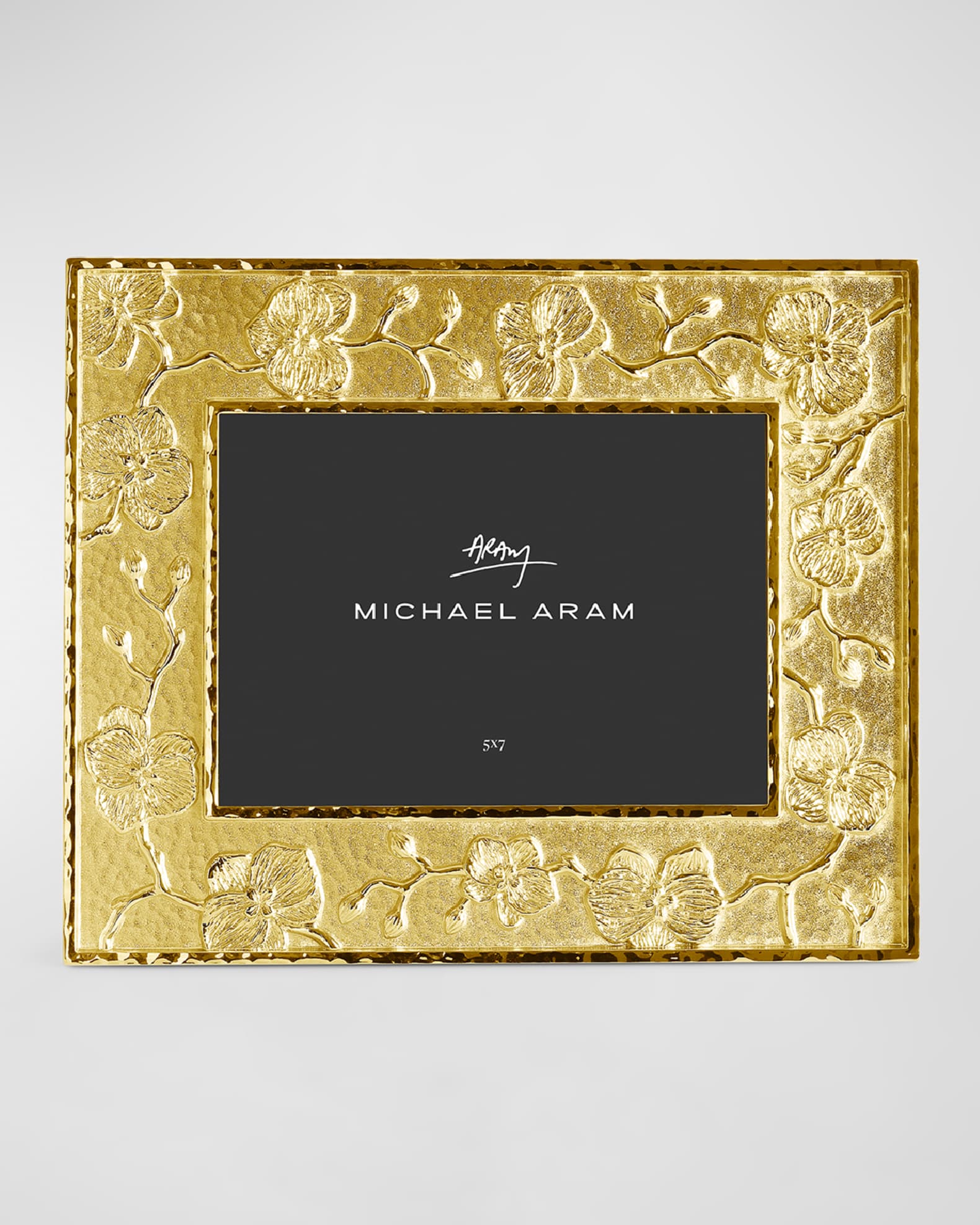 Michael Aram Gold Orchid Sculpted Frame, 5”x7” | Neiman Marcus