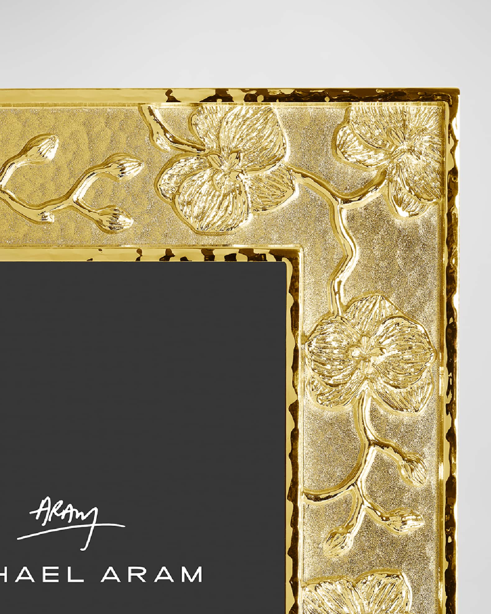 Michael Aram Gold Orchid Sculpted Frame, 5”x7” | Neiman Marcus