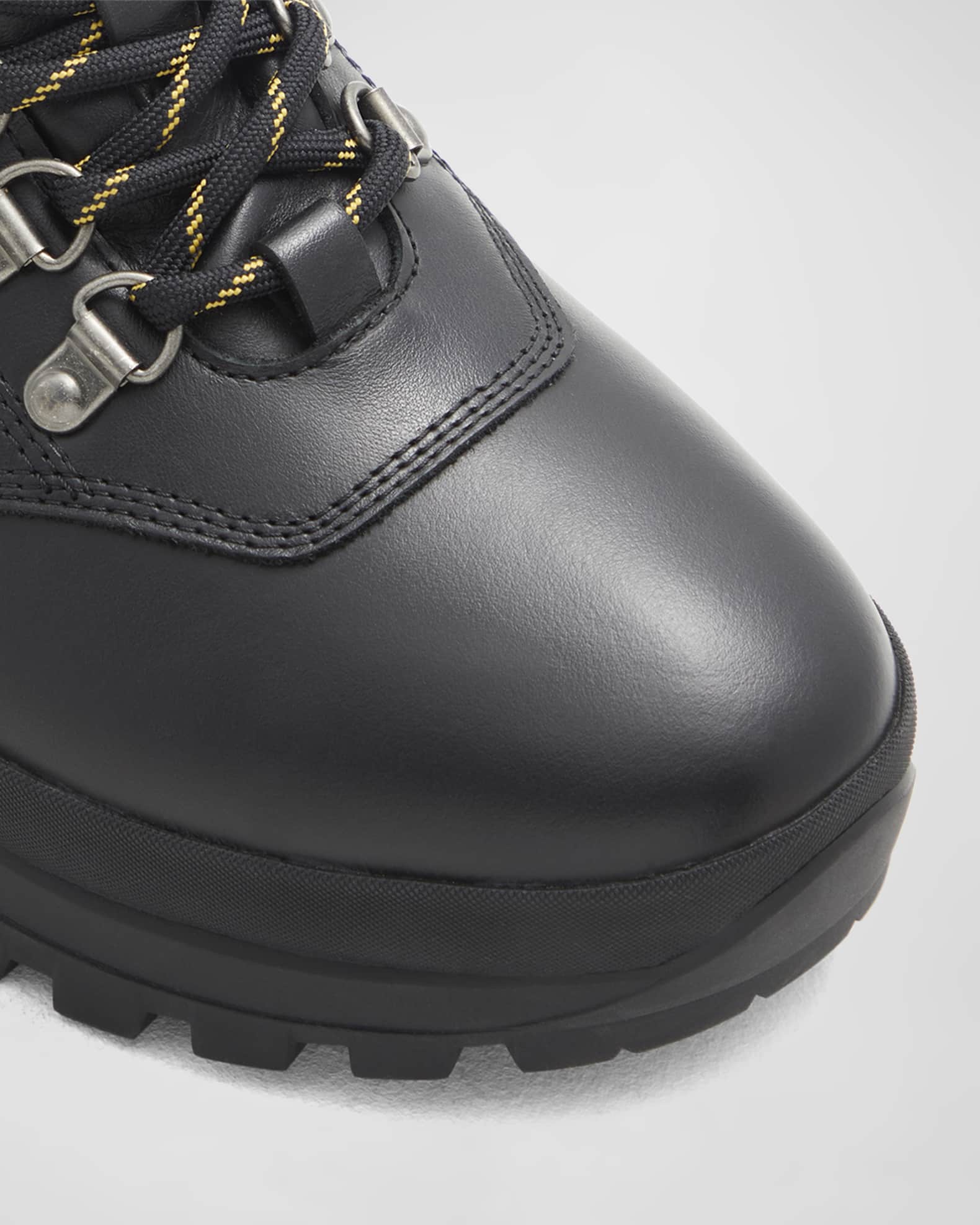Belstaff Men's Scramble Leather Lace-Up Hiker Boots | Neiman Marcus