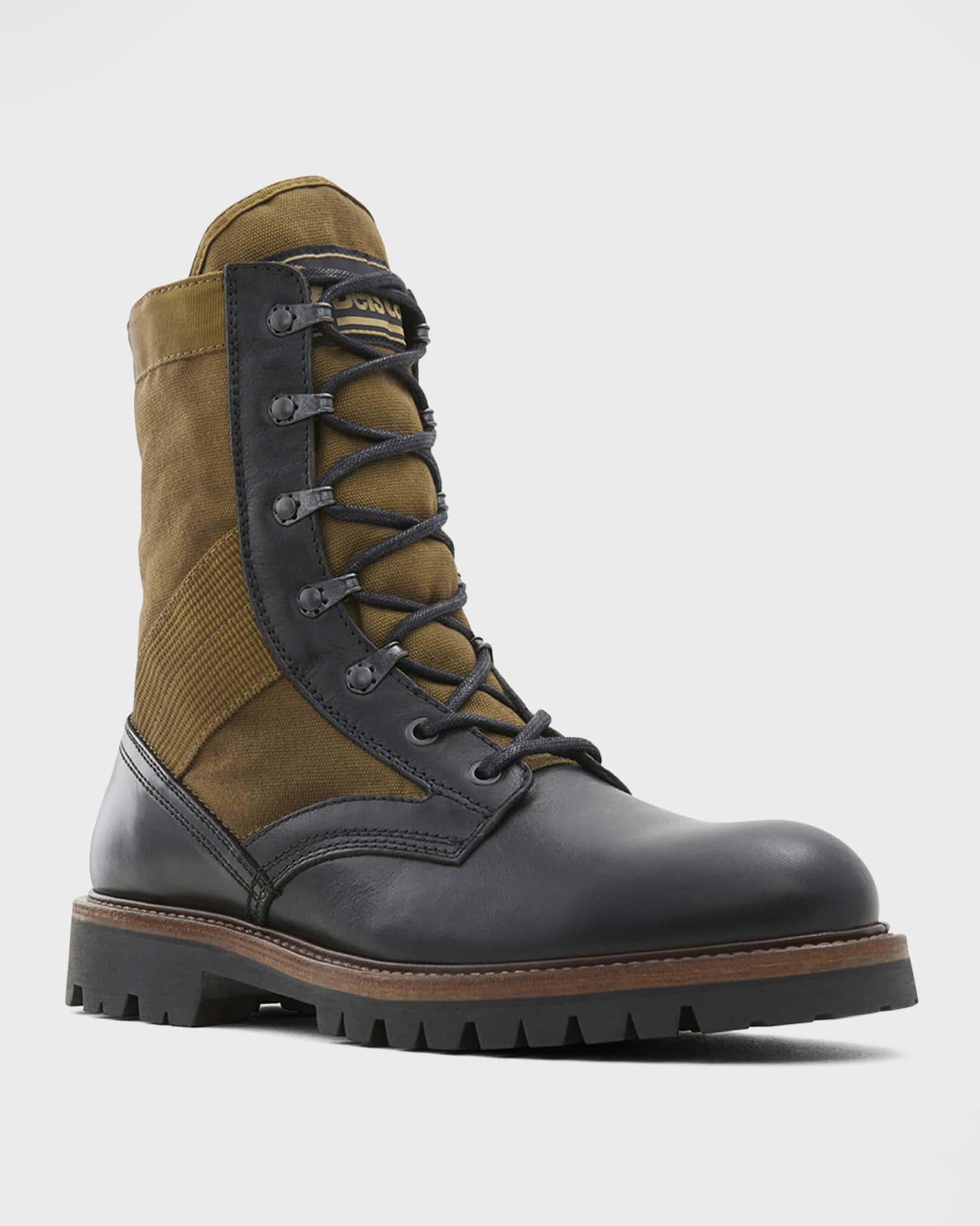 Belstaff Men's Trooper Lace-Up Hiker Boots | Neiman Marcus