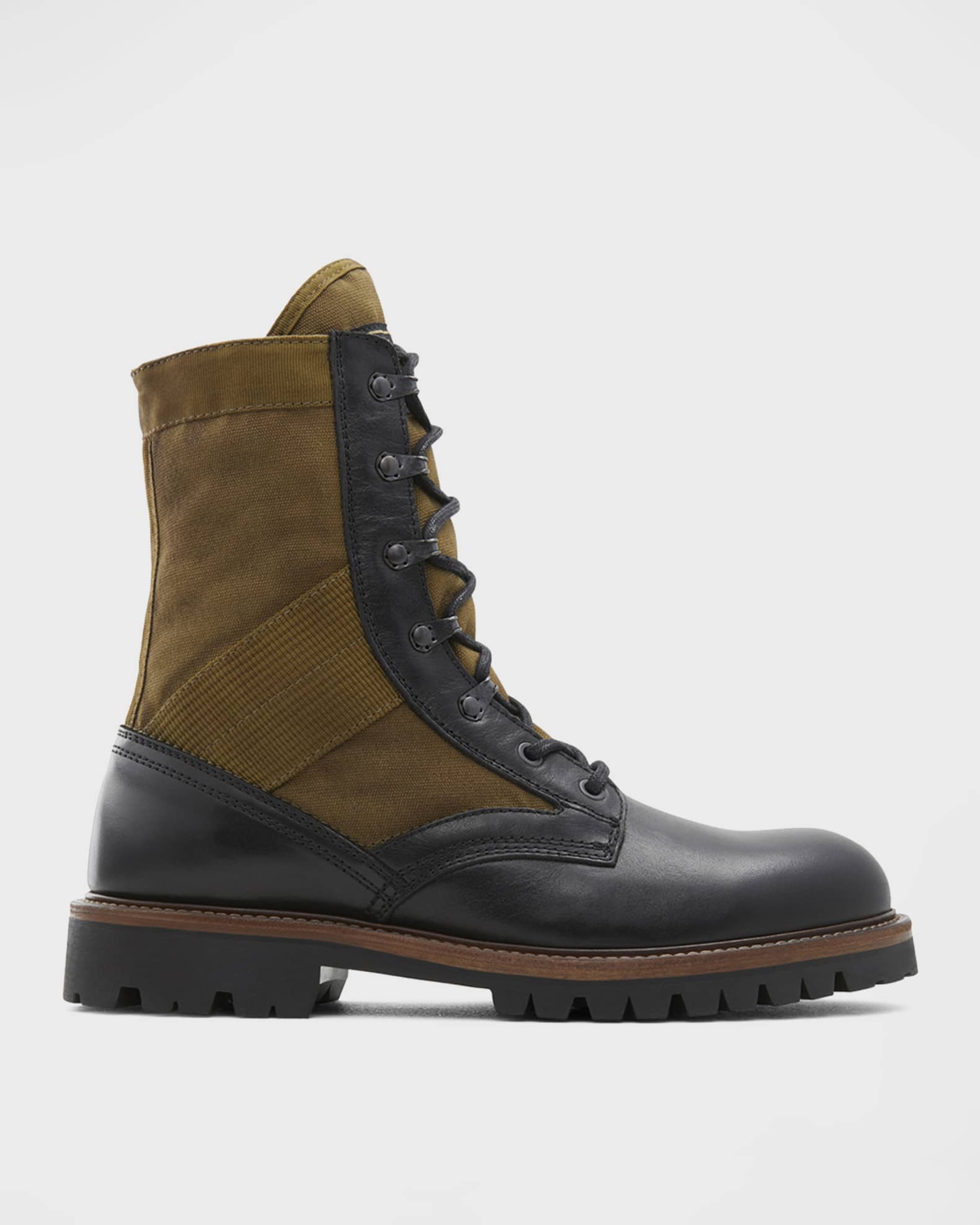 Belstaff Men's Trooper Lace-Up Hiker Boots | Neiman Marcus