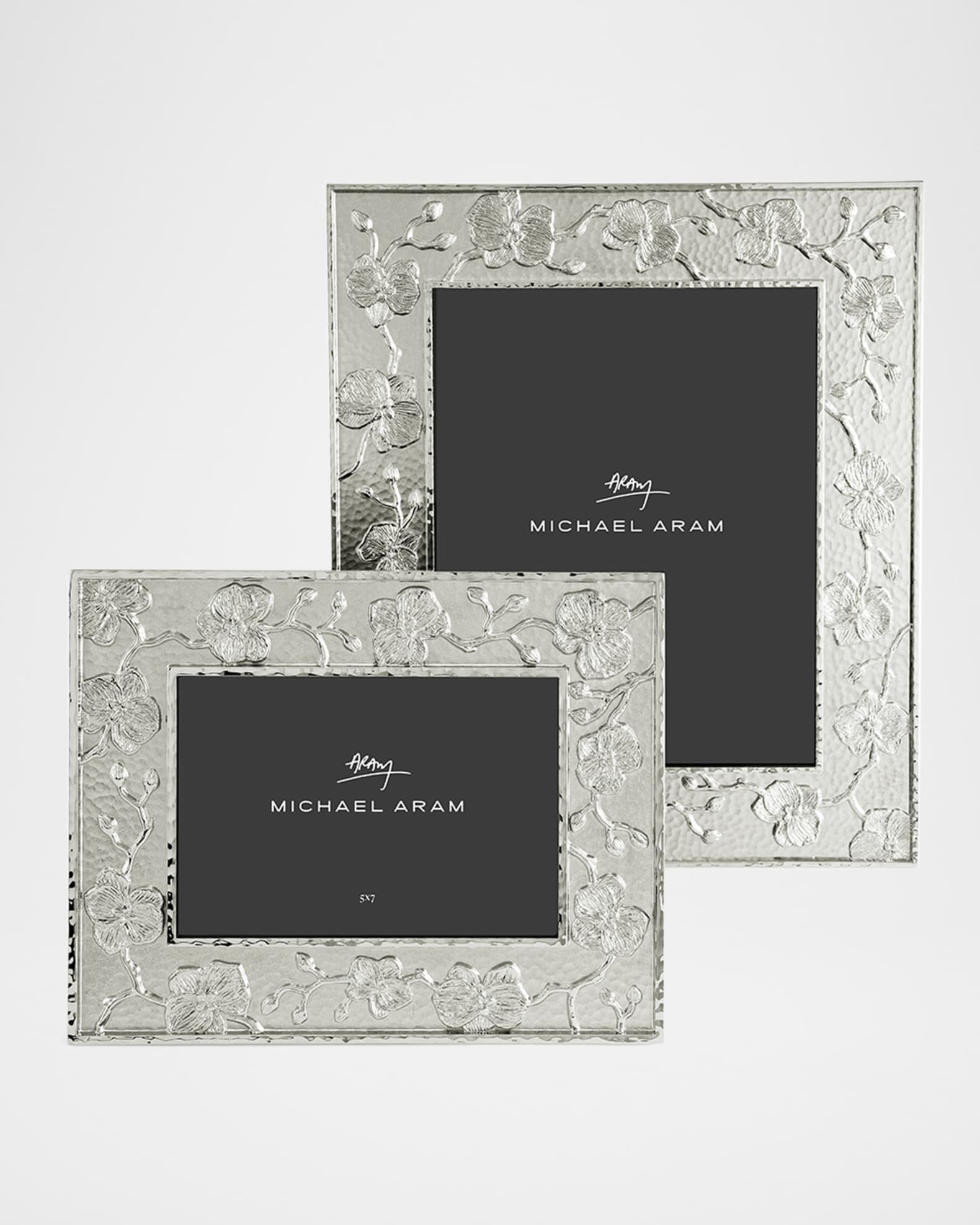 Michael Aram White Orchid Sculpted Photo Frame, 5" x 7" | Neiman Marcus