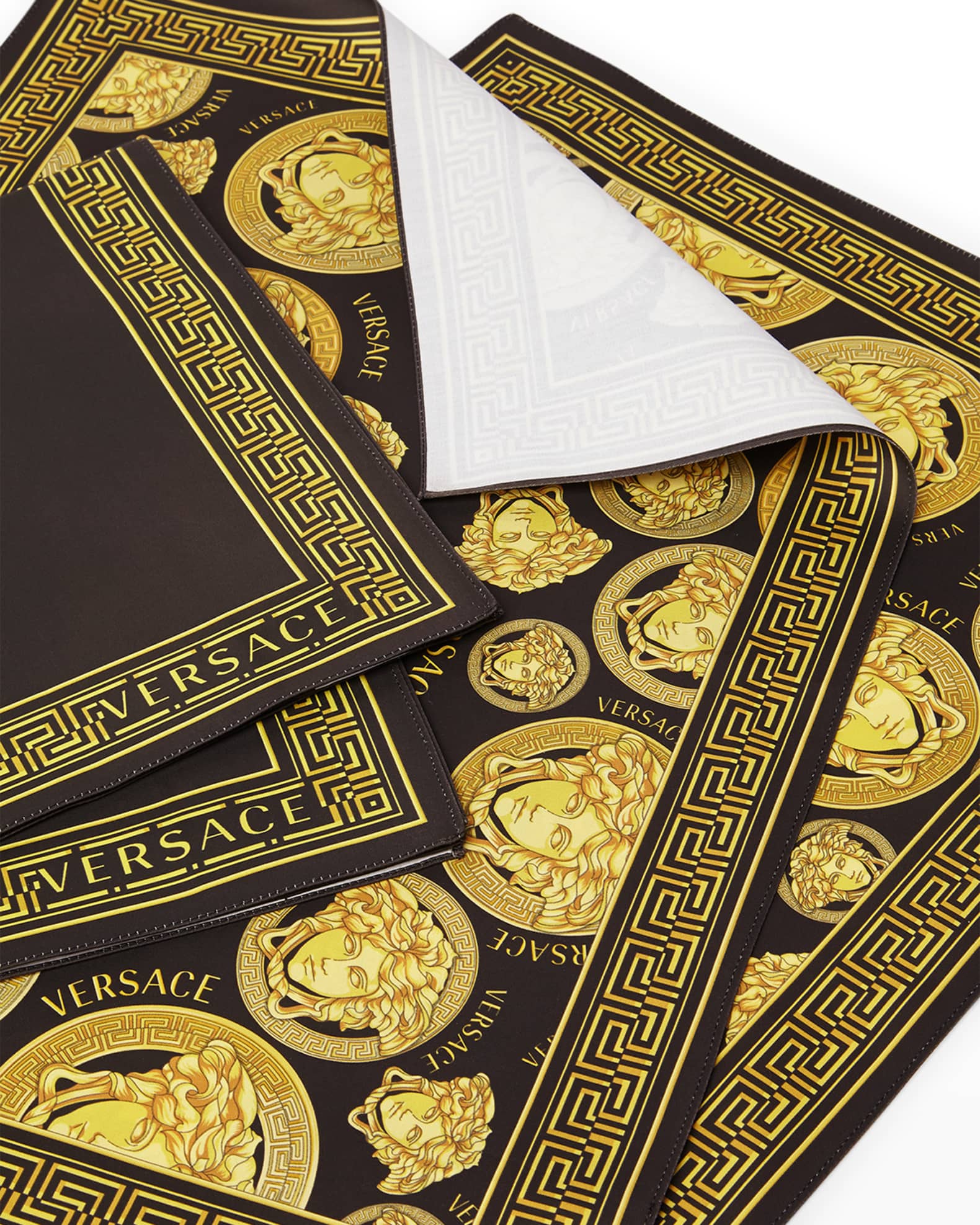 Versace Medusa Amplified Napkin & Placemat Set, 4 Pieces | Neiman Marcus