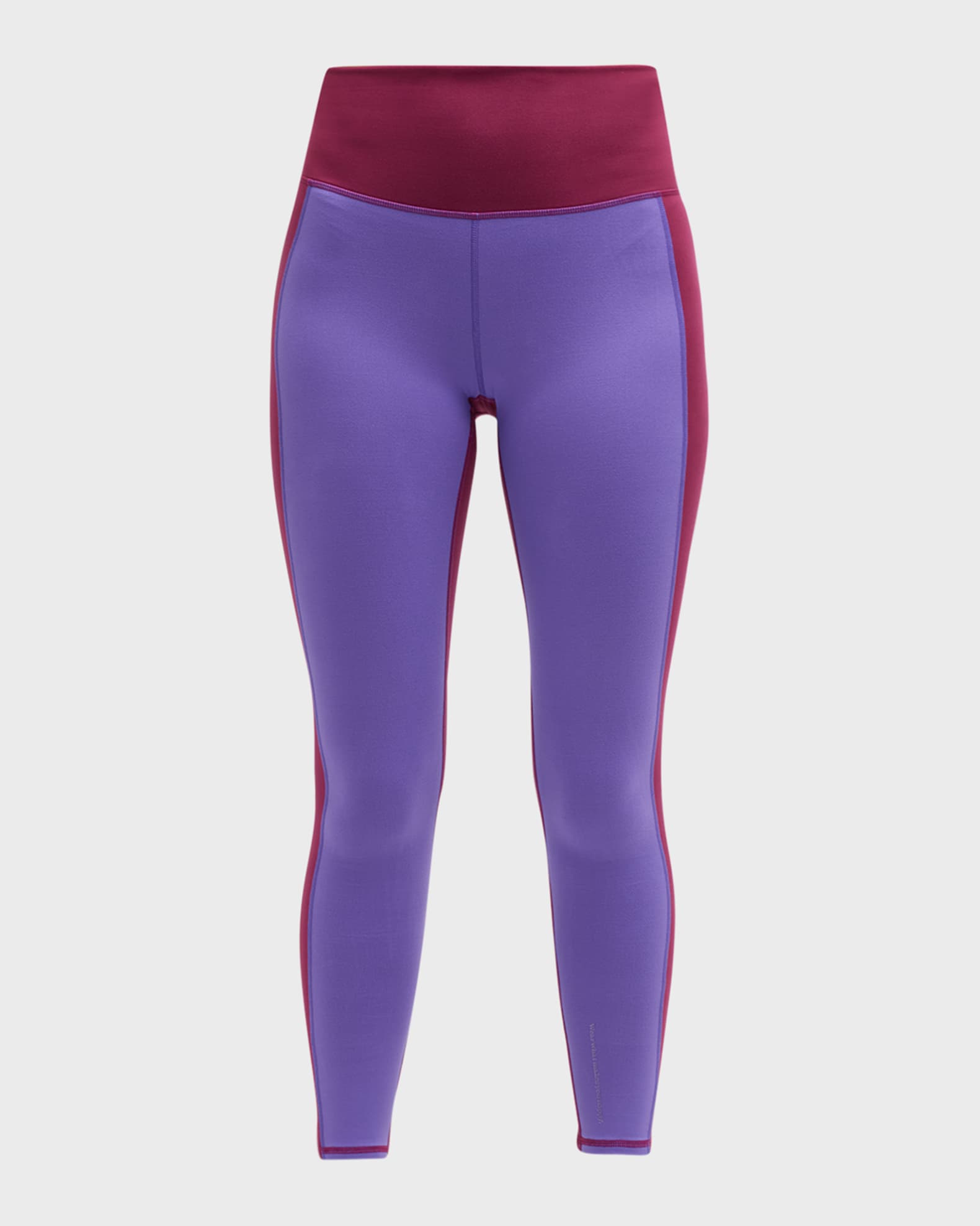 Terez Electric Purple And Black Raspberry TLC Colorblock Leggings ...