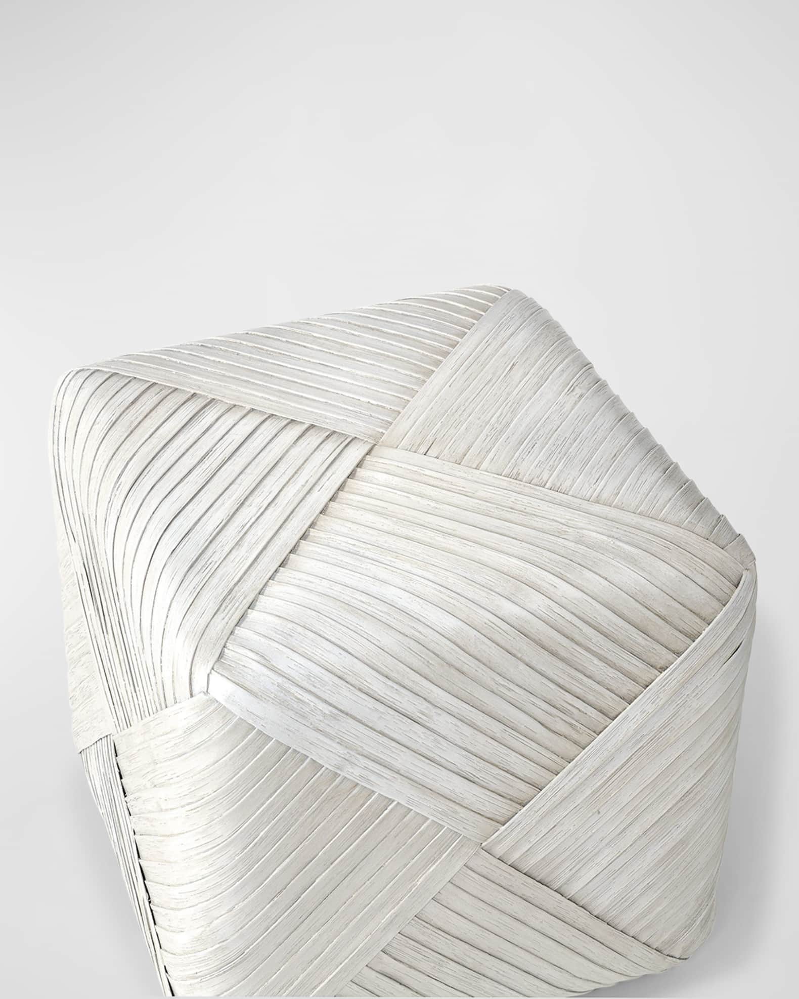 Palecek Portrero Rattan Ottoman | Neiman Marcus
