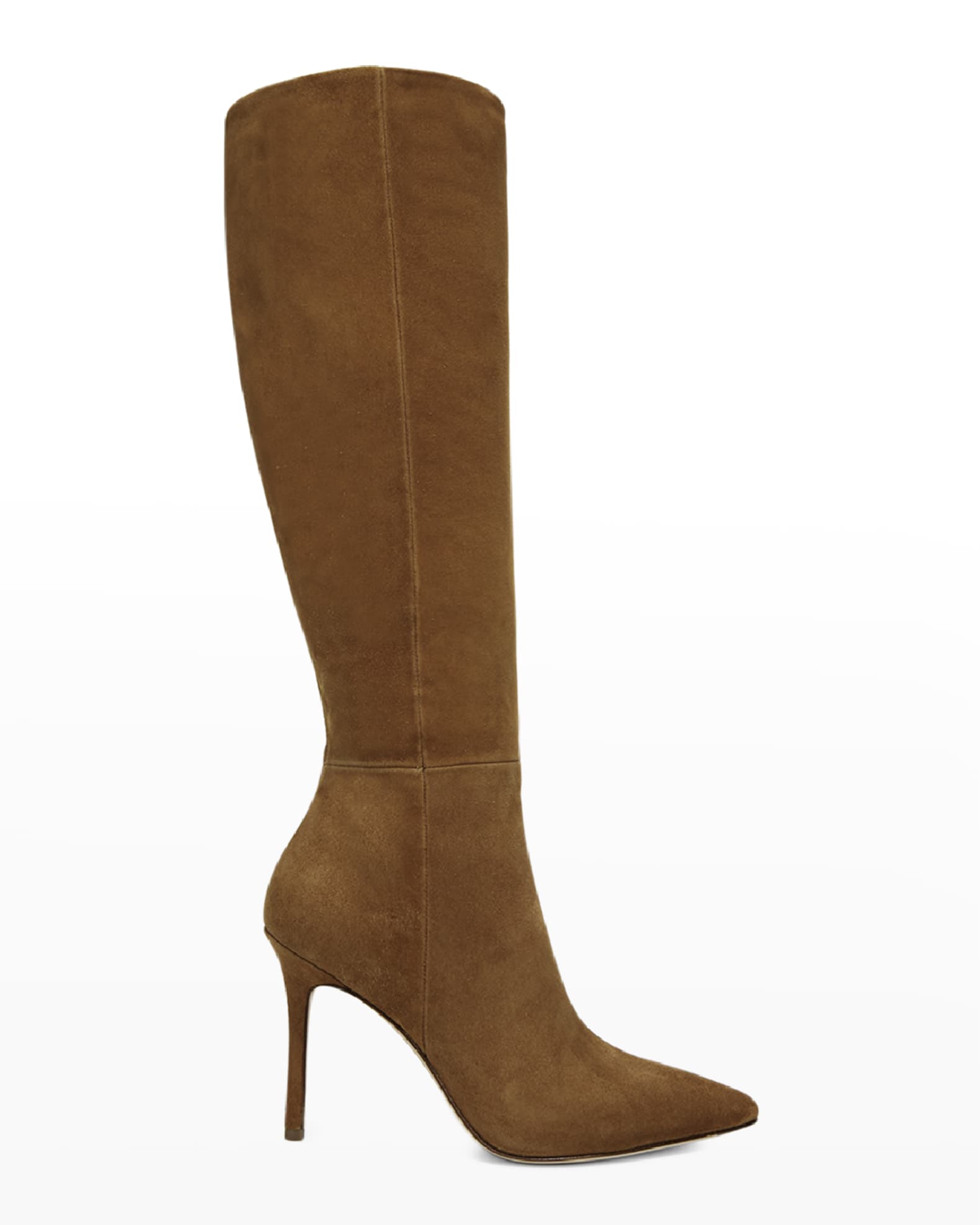 Veronica Beard Lisa Suede Stiletto Knee Boots | Neiman Marcus