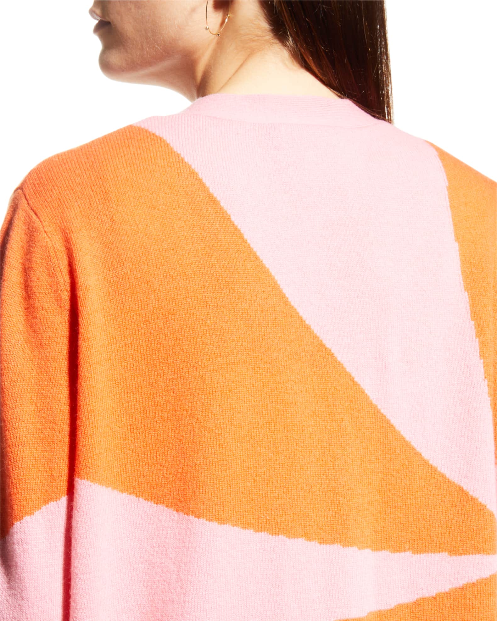 Happy Sheep Intarsia Button-Down Cardigan | Neiman Marcus