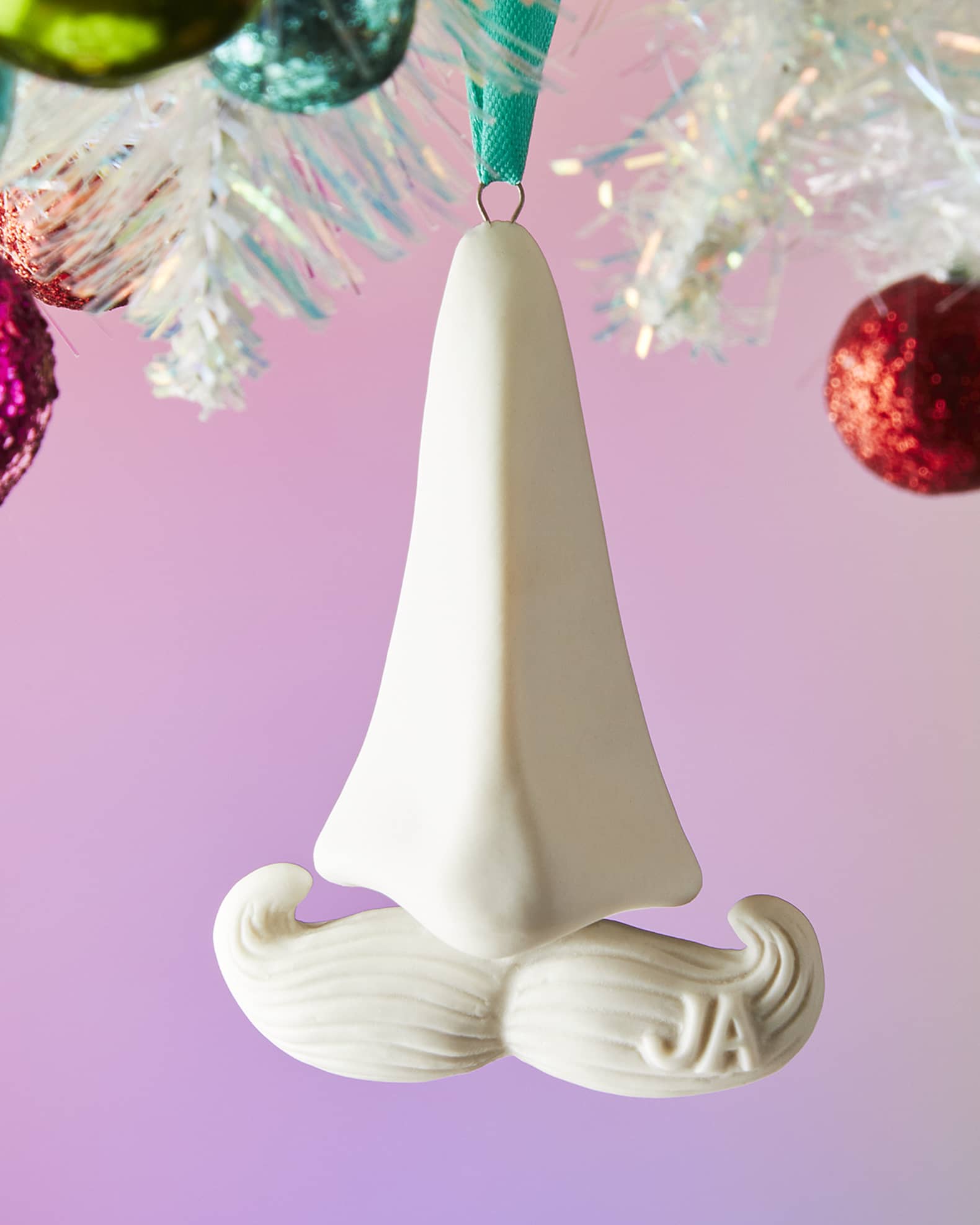 Jonathan Adler Mustache Ornament | Neiman Marcus