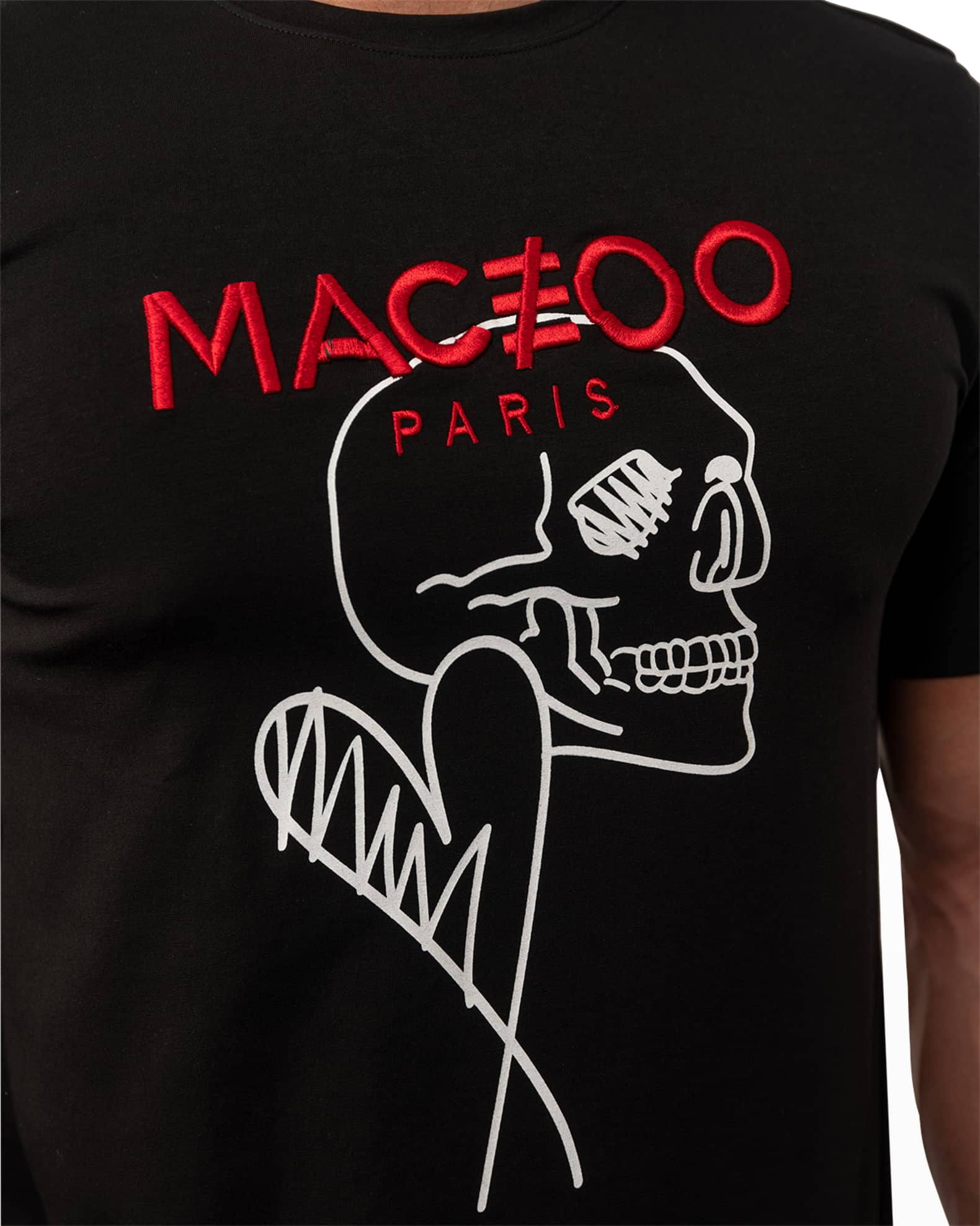 Maceoo Men's Skull Heart Logo T-Shirt | Neiman Marcus