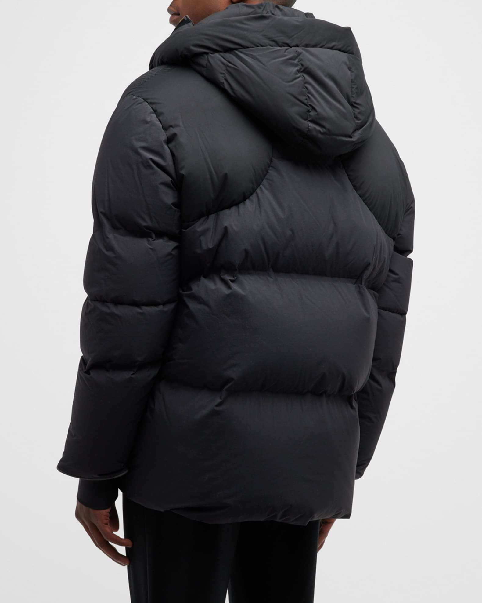 ZEGNA Men's Waterproof Hooded Down Ski Blouson Jacket | Neiman Marcus
