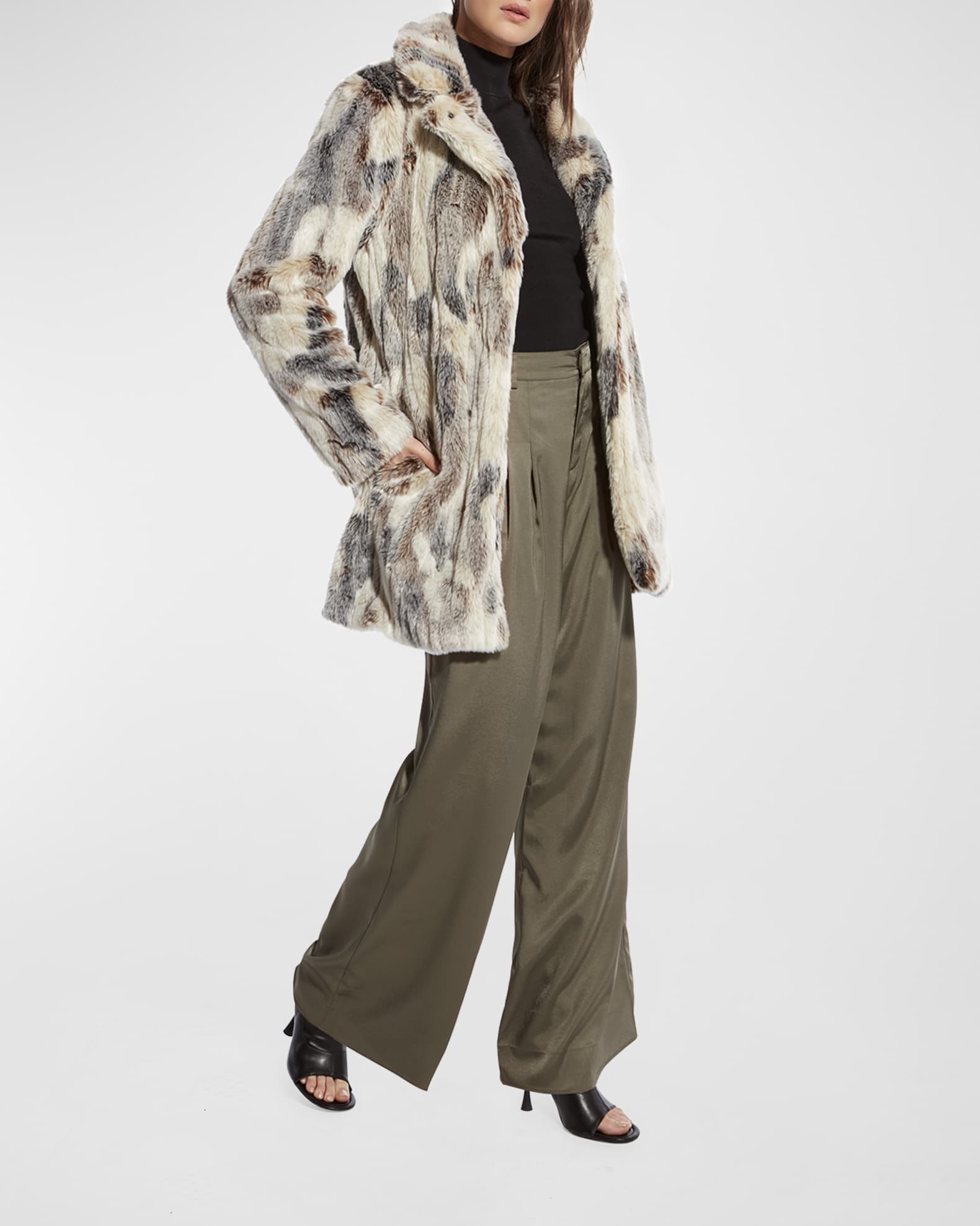 AS by DF Alexa Faux Fur Jacket | Neiman Marcus