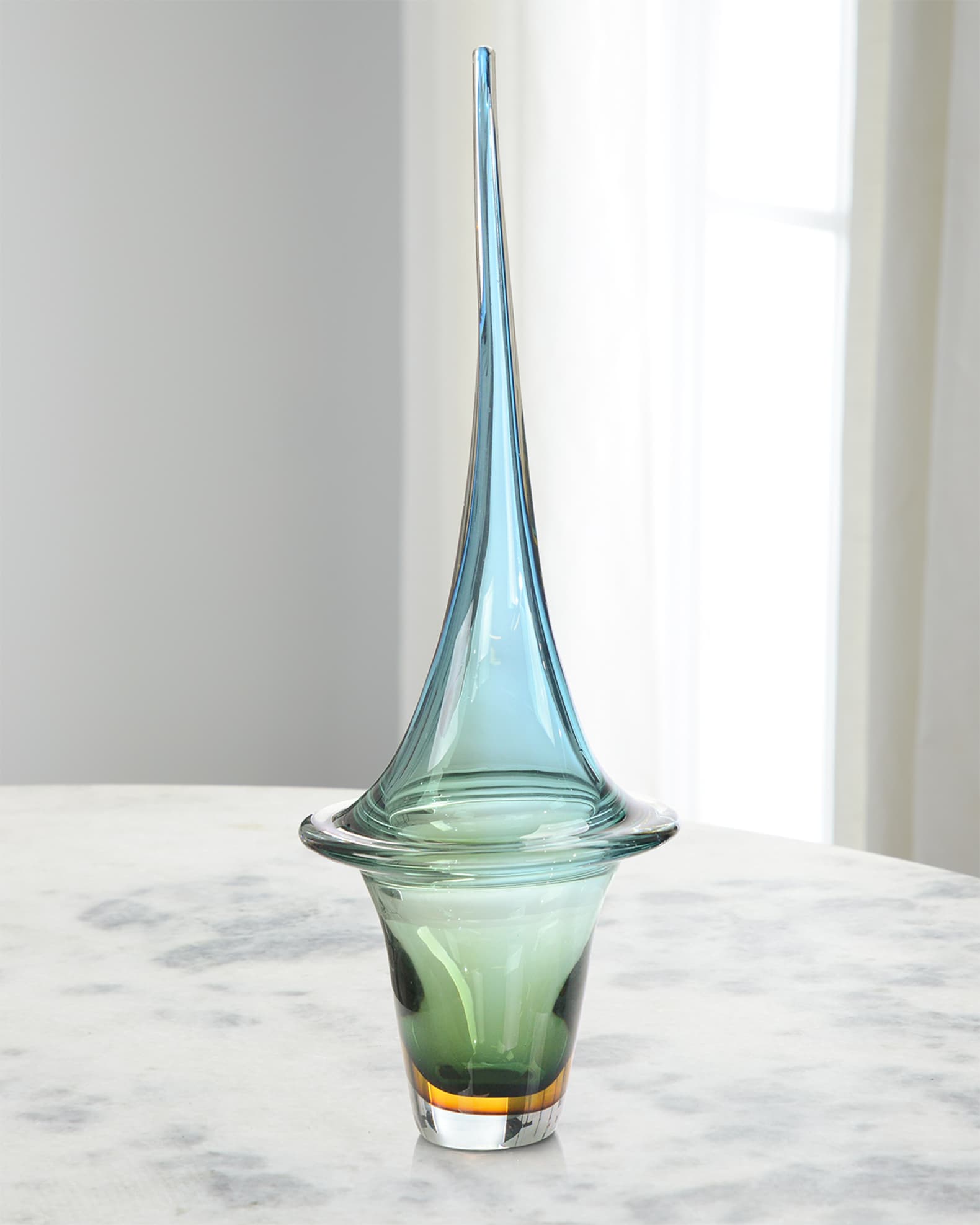 Azure Glass Sculptures | Neiman Marcus