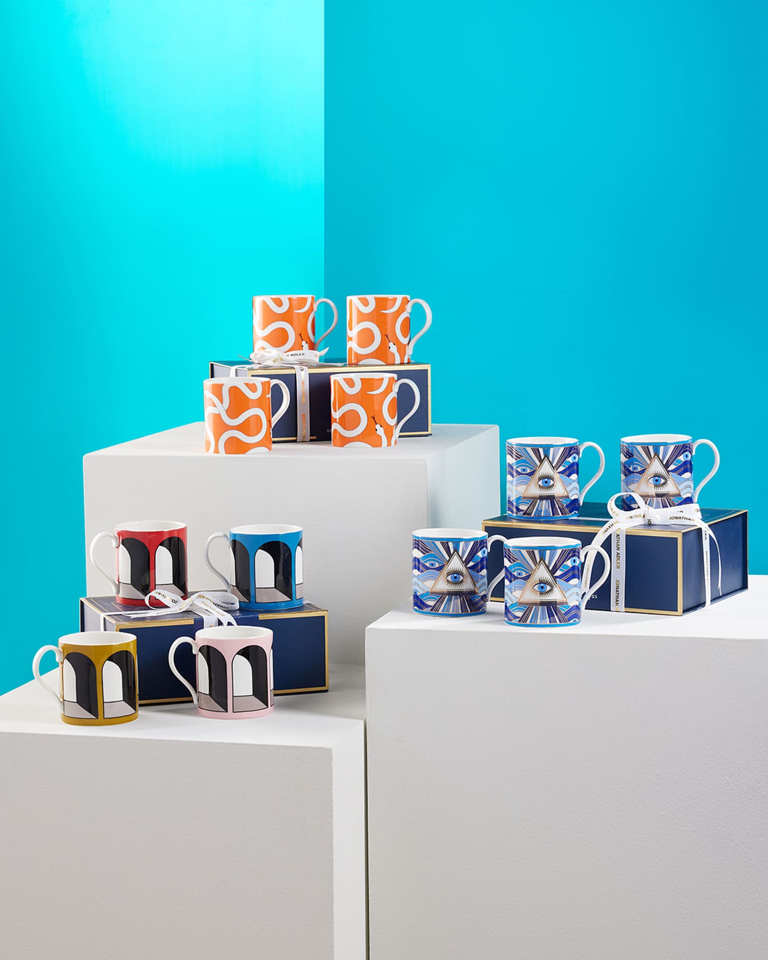 Jonathan Adler Eden Mugs, Set of 4 | Neiman Marcus