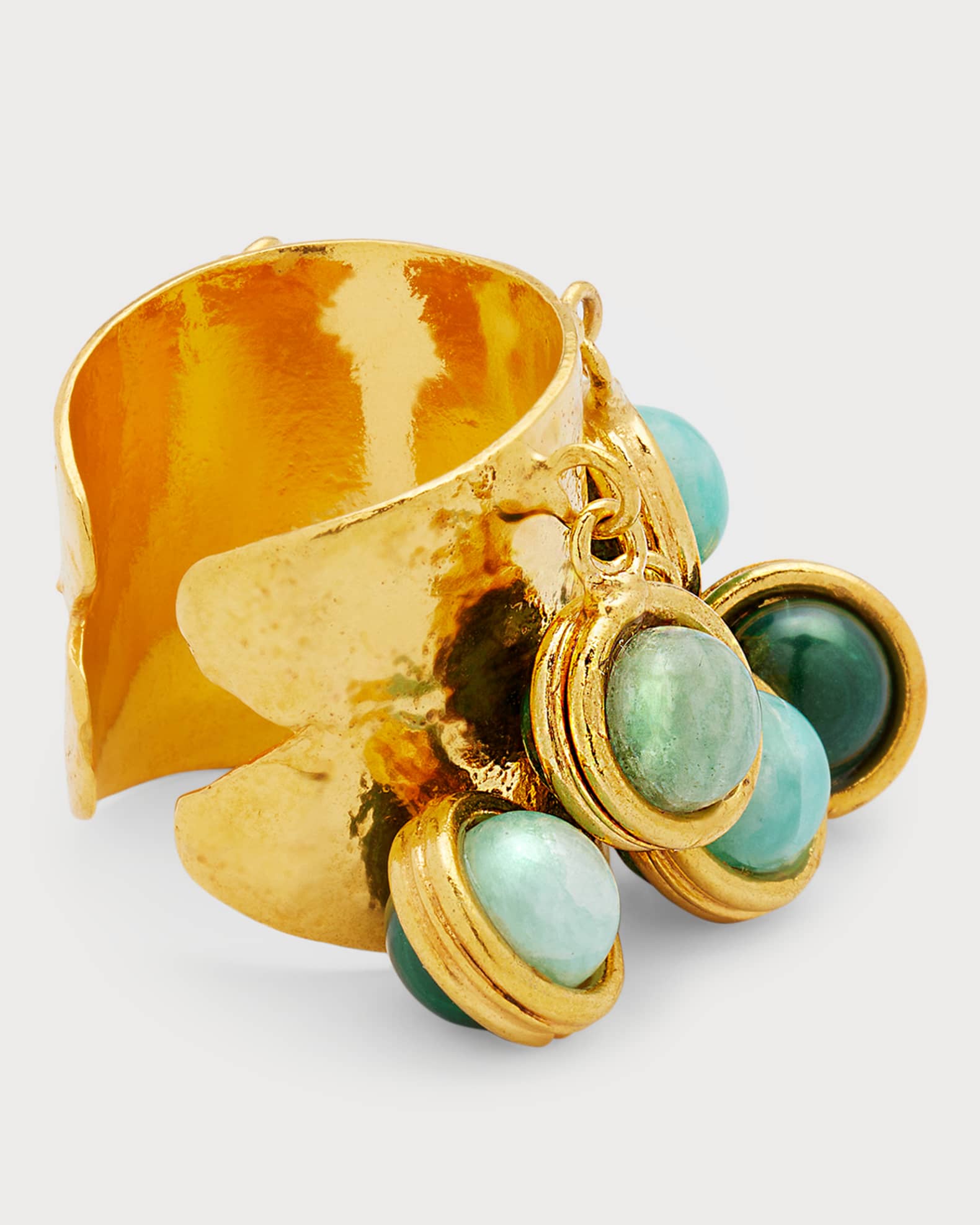 Sylvia Toledano Malachite and Amazonite Candies Ring | Neiman Marcus