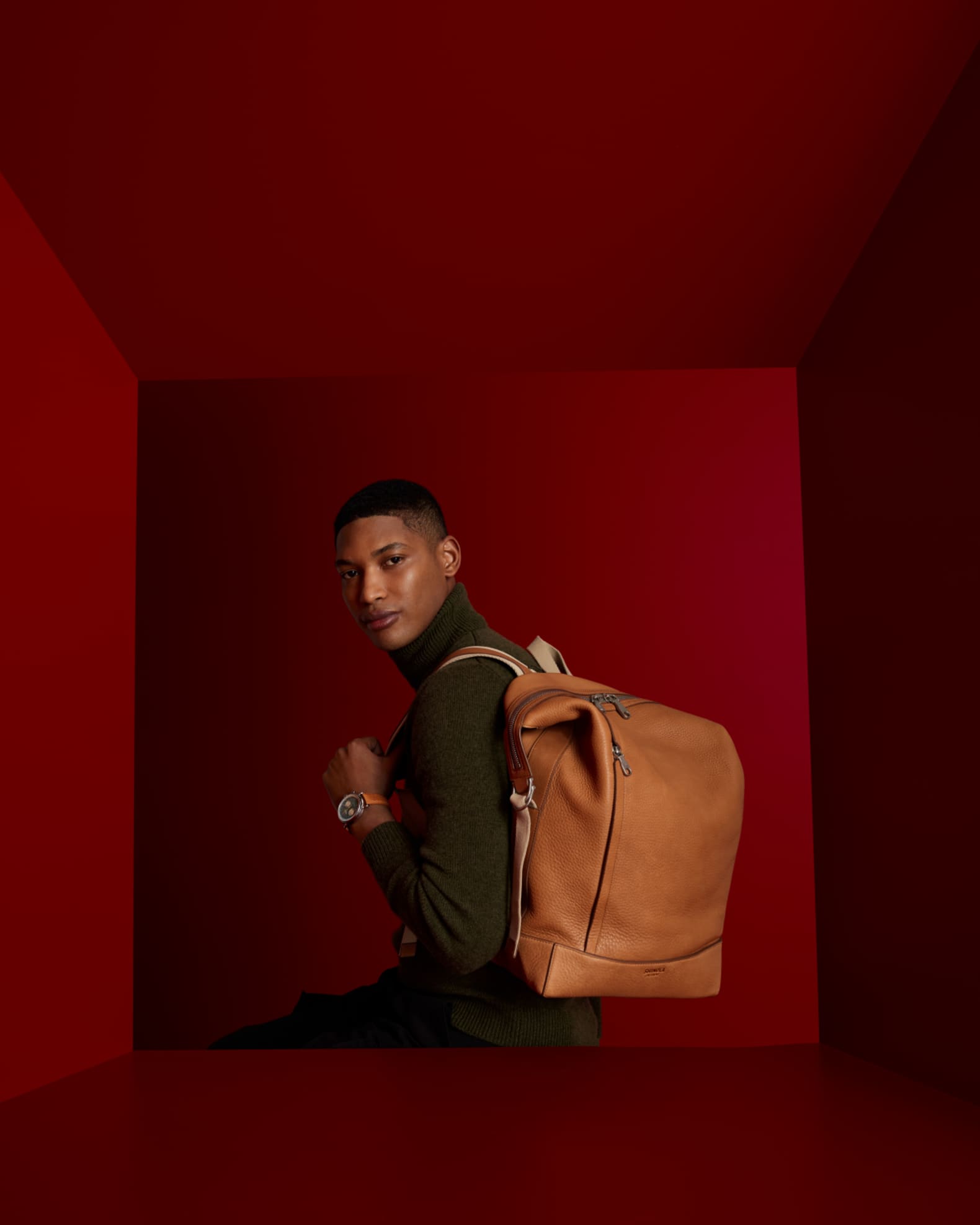 Shinola Men's Canfield Leather Backpack | Neiman Marcus