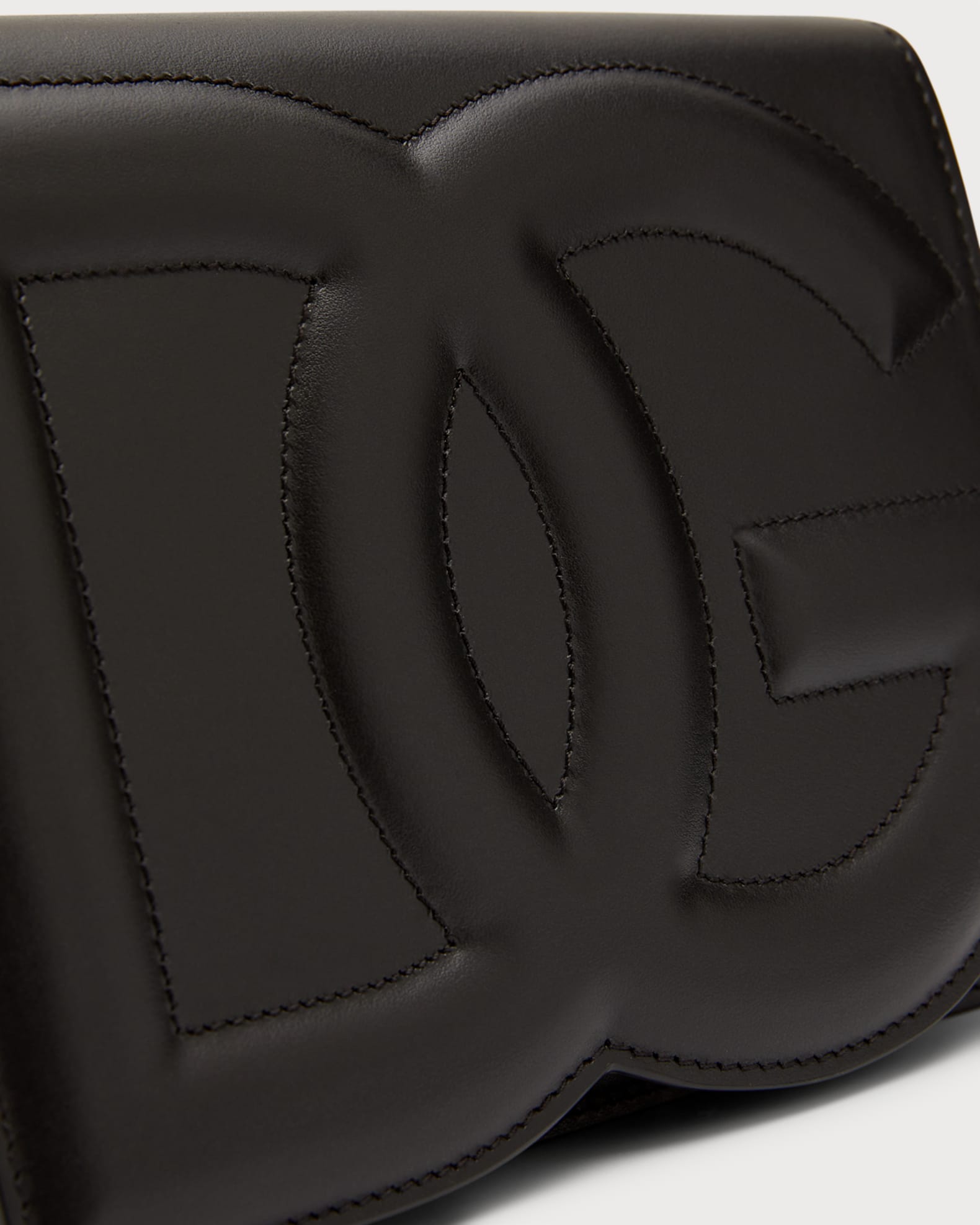 Dolce&Gabbana DG Logo Flap Leather Shoulder Bag | Neiman Marcus