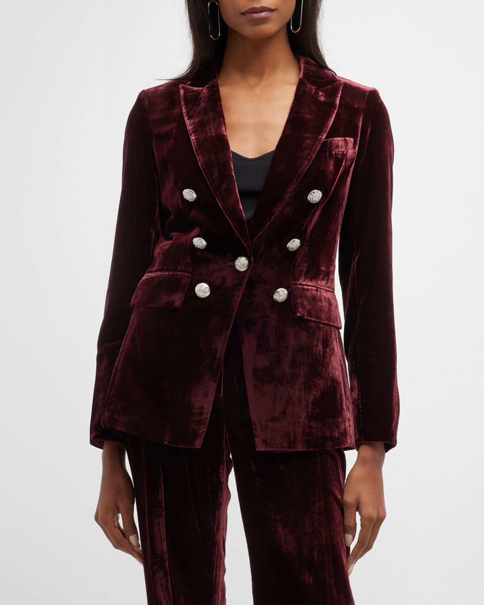 Velvet Dickey Suit | Neiman Marcus