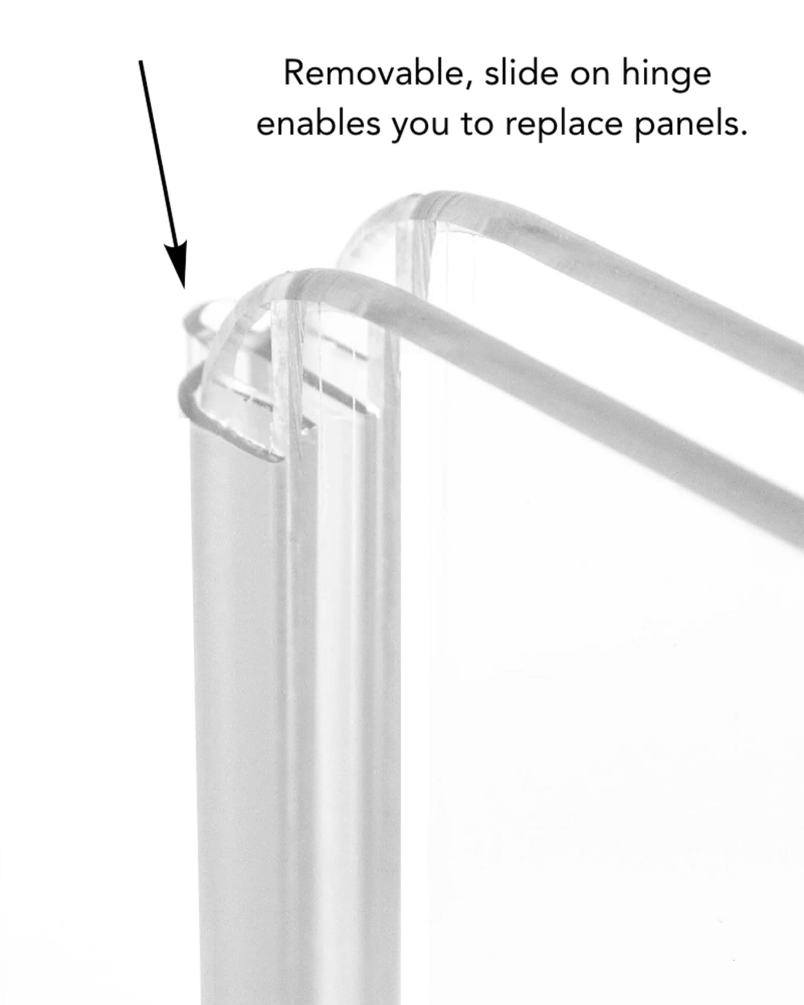 Clear Freestanding Pet Gate Zig Zag | Neiman Marcus