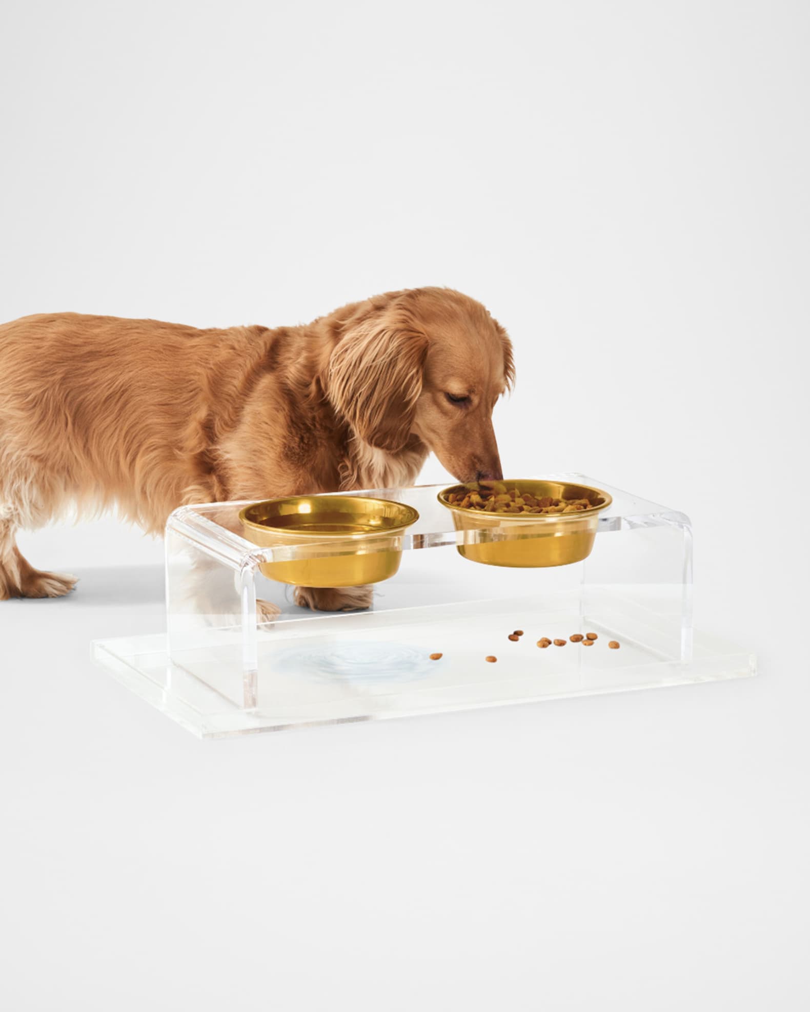 HIDDIN Clear Overflow Feeder Tray, Large | Neiman Marcus