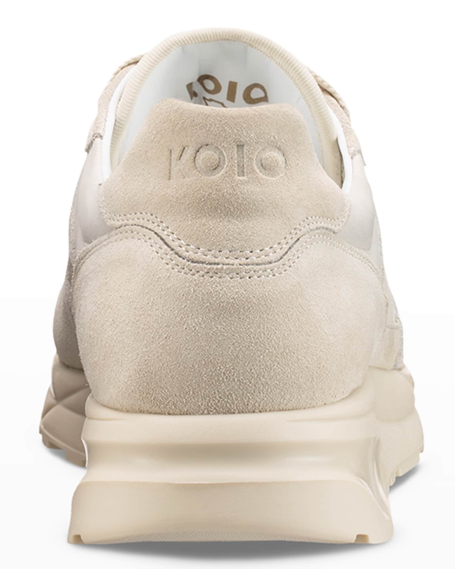 Koio Volterra Suede Lace-Up Sneakers | Neiman Marcus