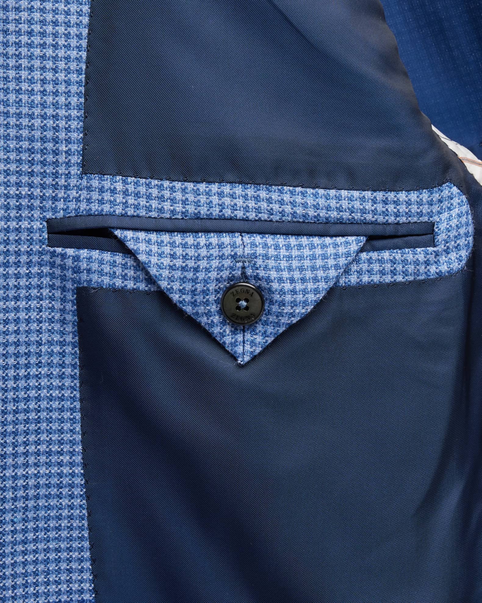 ZEGNA Men's Houndstooth Wool-Blend Sport Coat | Neiman Marcus