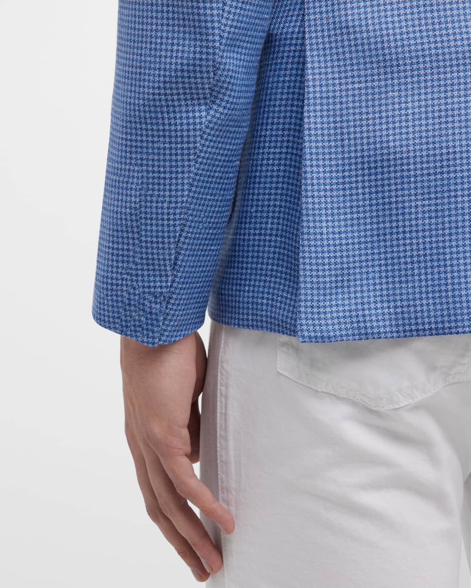 ZEGNA Men's Houndstooth Wool-Blend Sport Coat | Neiman Marcus