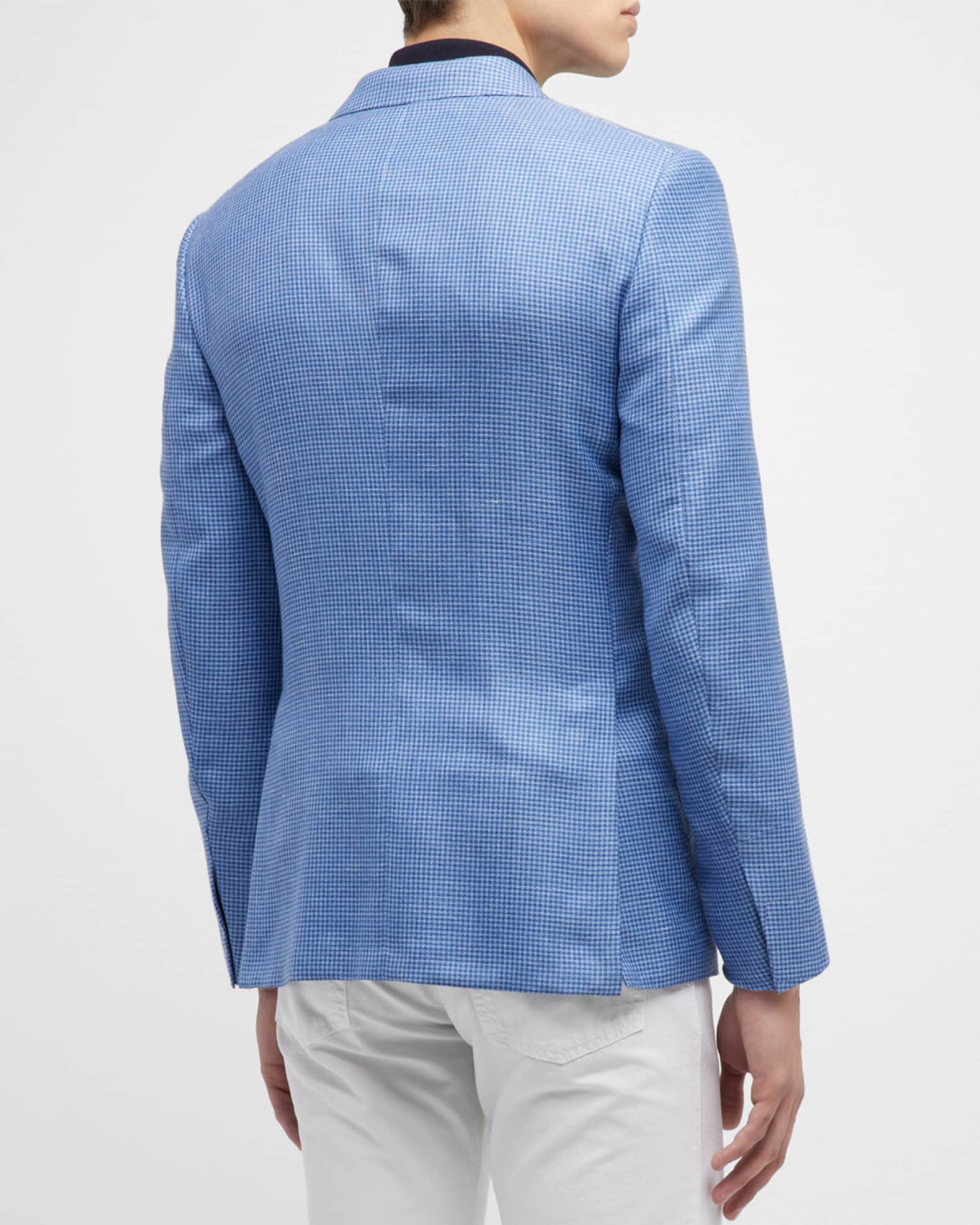 ZEGNA Men's Houndstooth Wool-Blend Sport Coat | Neiman Marcus