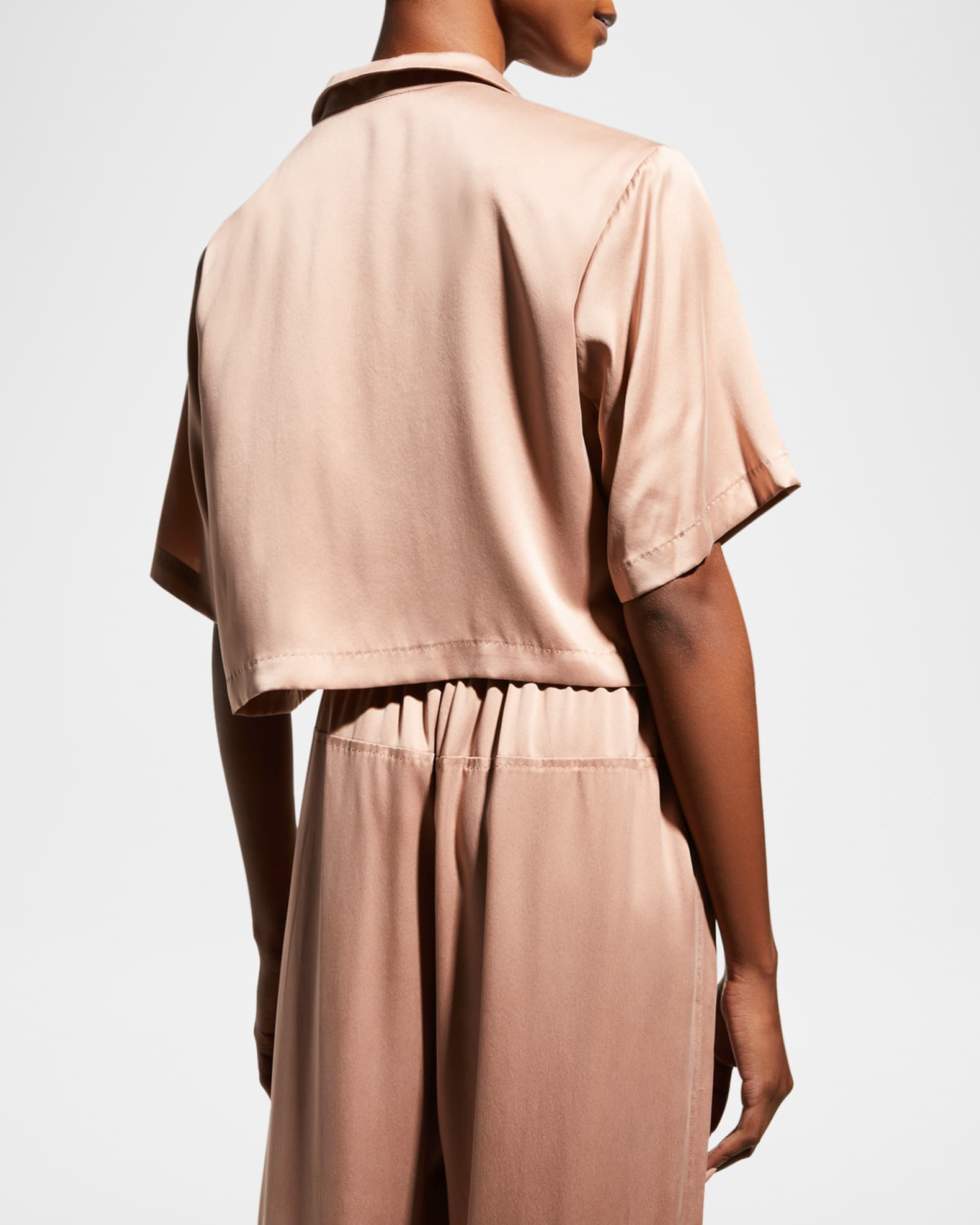 Lunya Washable Silk High-Rise Pant Set | Neiman Marcus