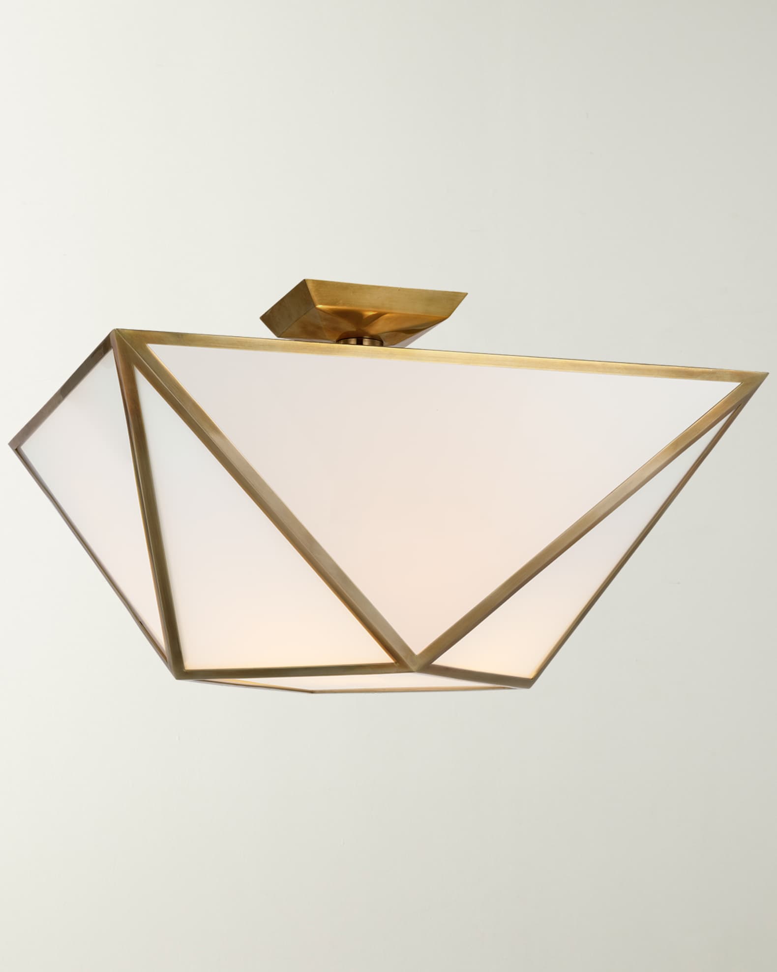 Visual Comfort Signature Lorino Large Semi-Flush Mount By Julie Neill ...
