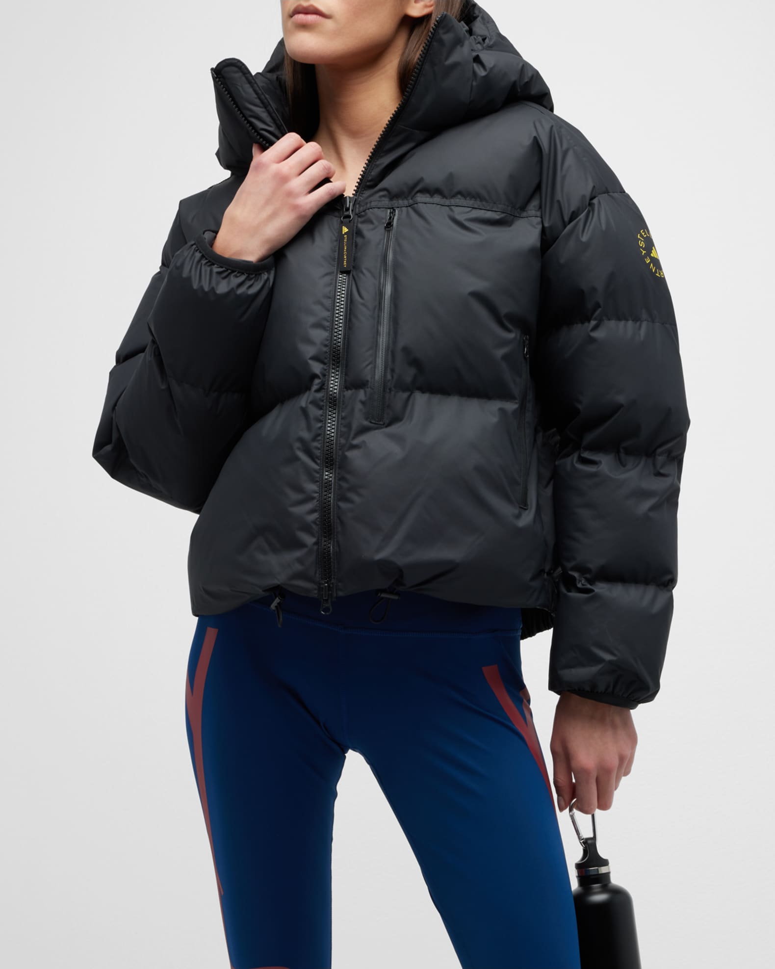 adidas by Stella McCartney Short Padded Winter Jacket | Neiman Marcus