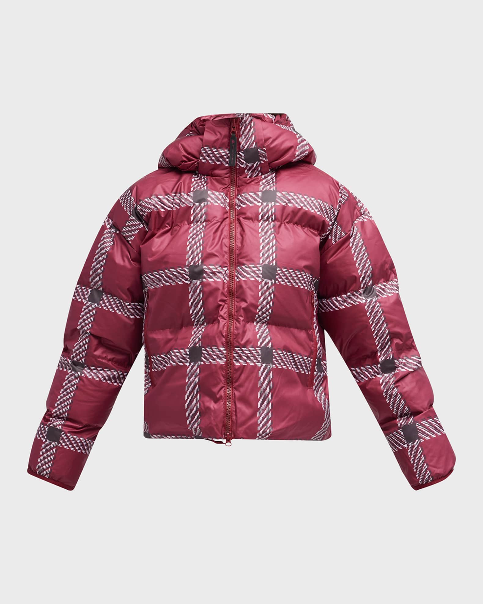 adidas by Stella McCartney Short Padded Printed Winter Jacket | Neiman ...