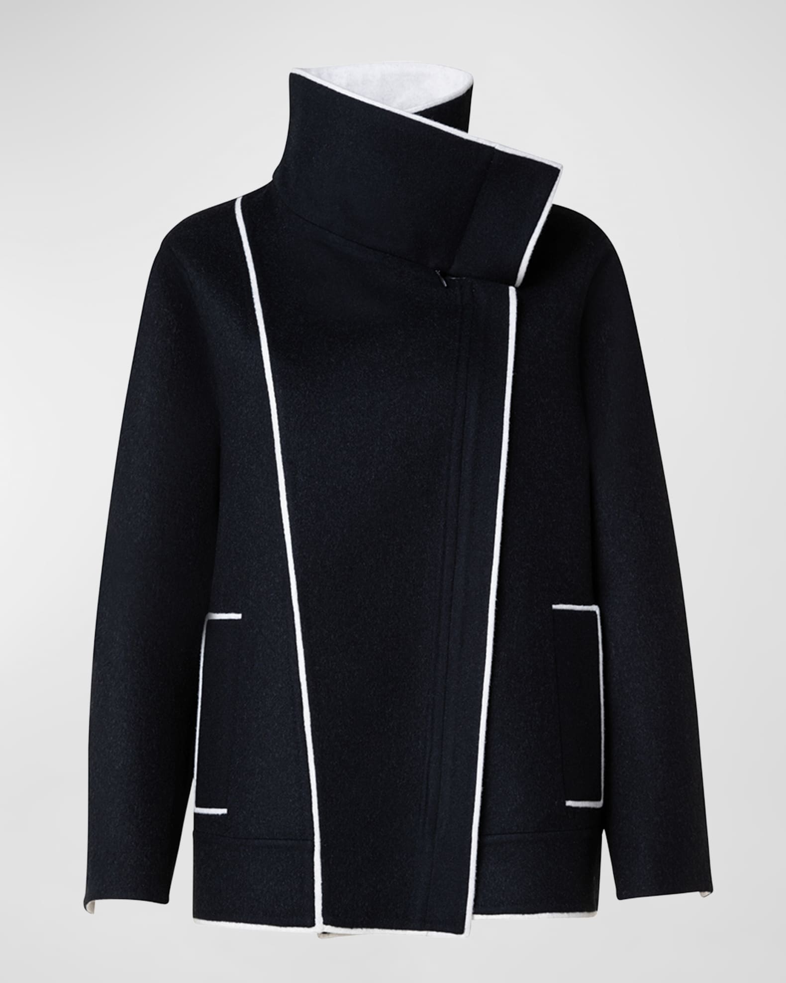 Akris Milan Cashmere Double-Face Jacket | Neiman Marcus