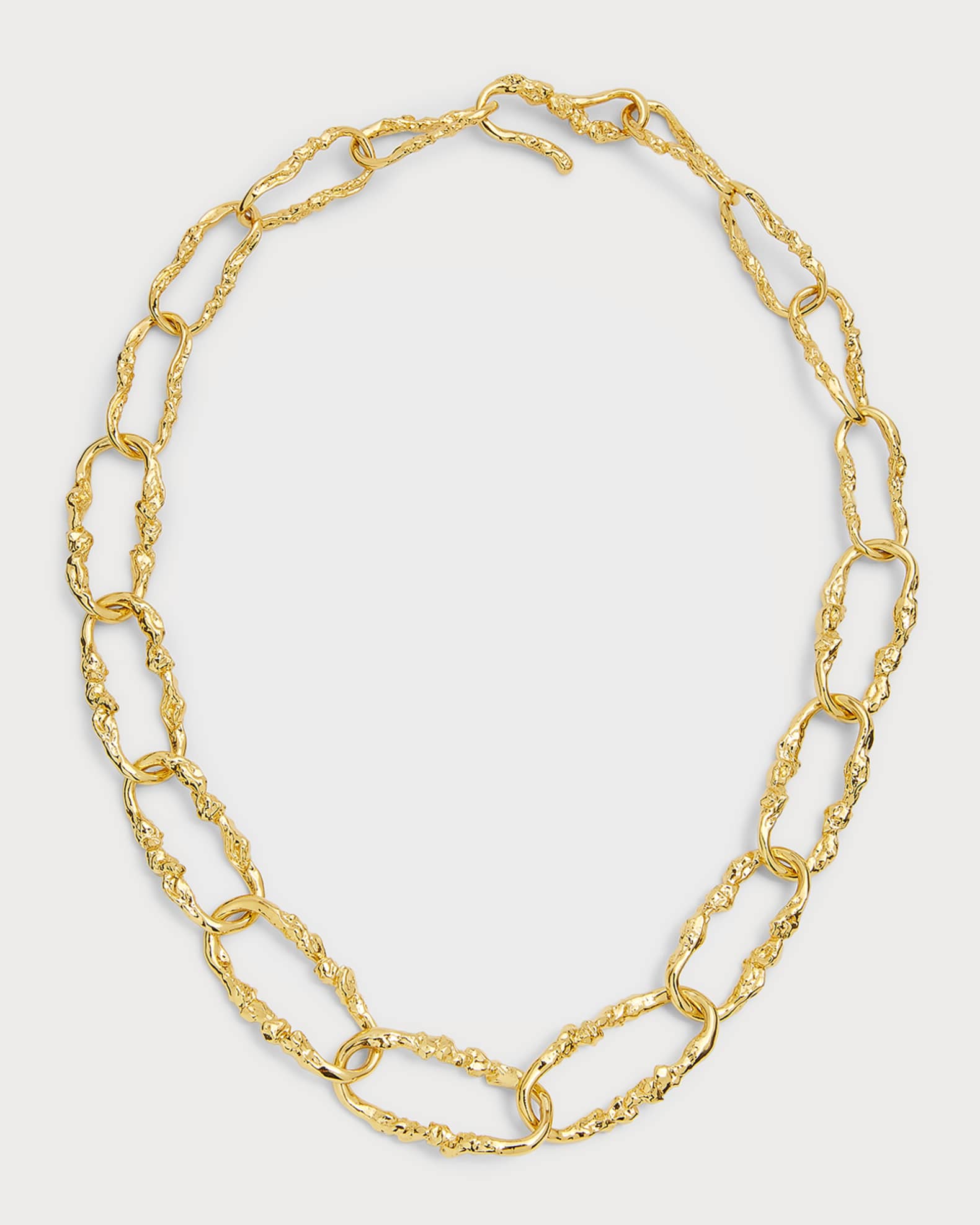 Alexis Bittar Brut Link Chain Necklace | Neiman Marcus