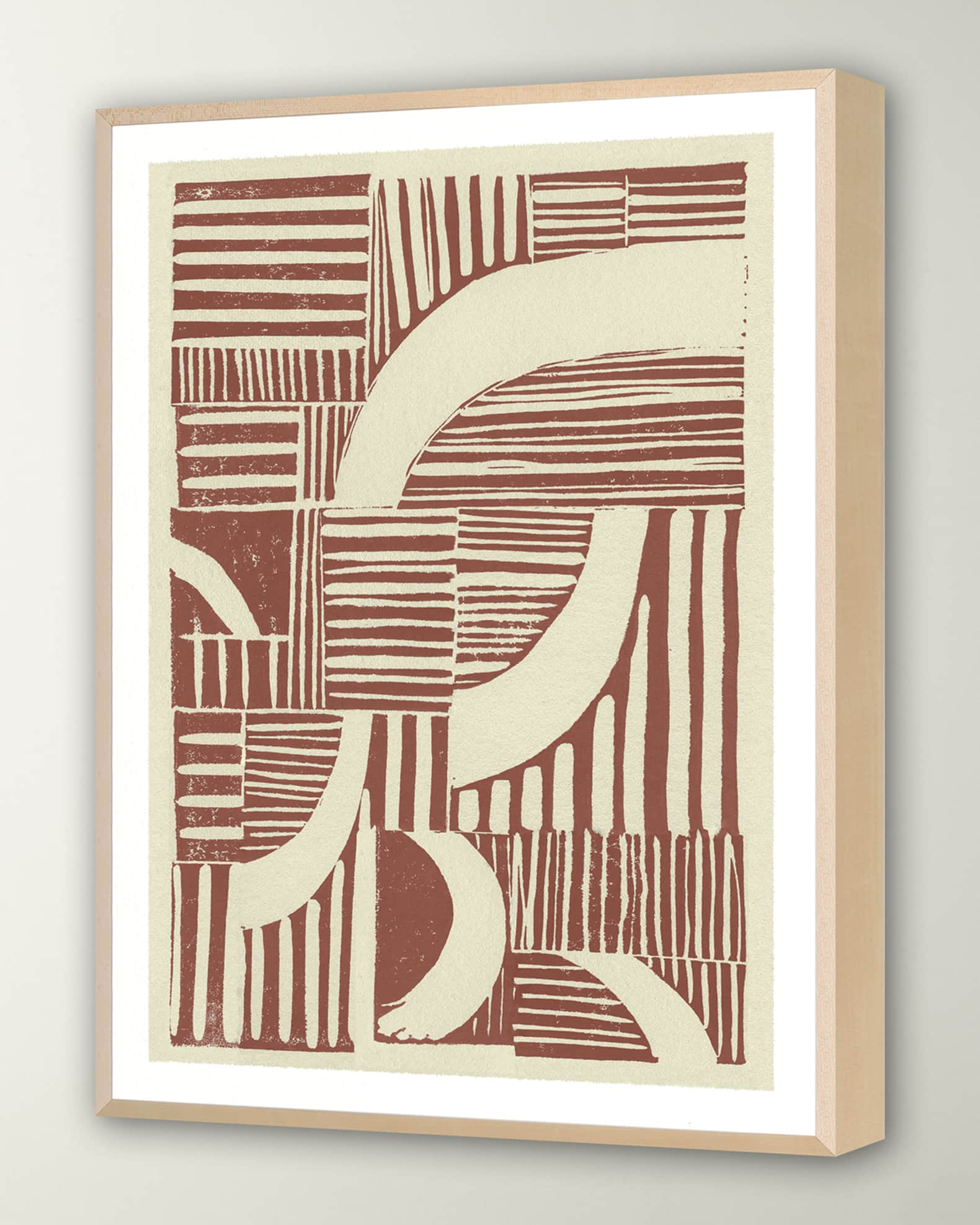 Grand Image Home Abstract Linocut C' Digital Print Wall Art by THE ...