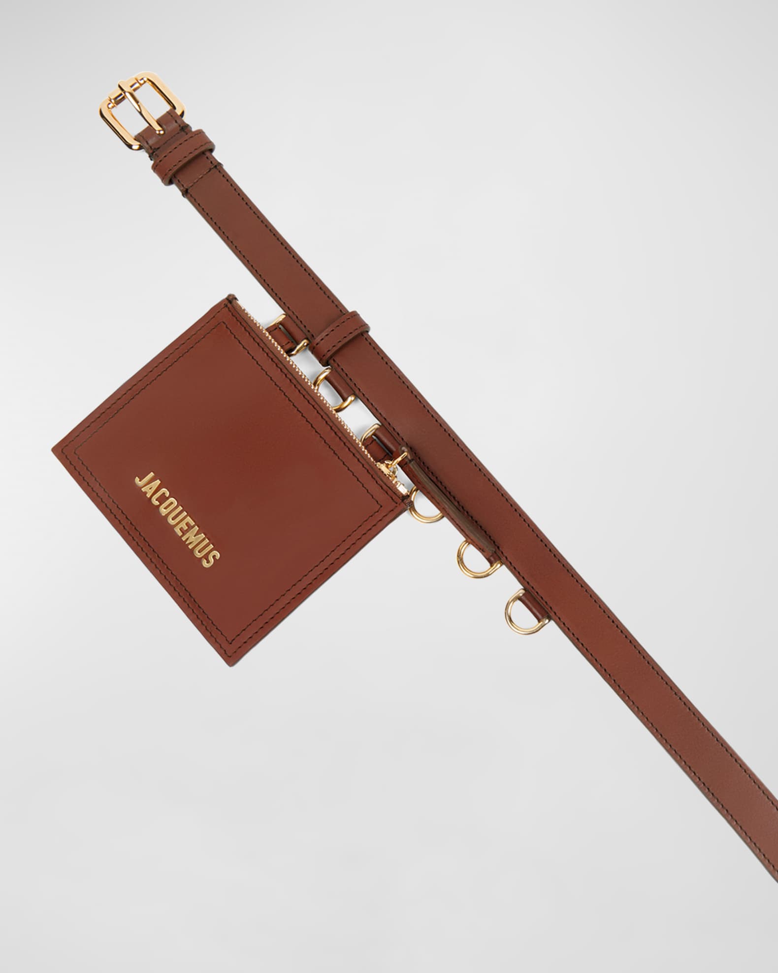 Jacquemus La Ceinture Anellu Leather Belt | Neiman Marcus