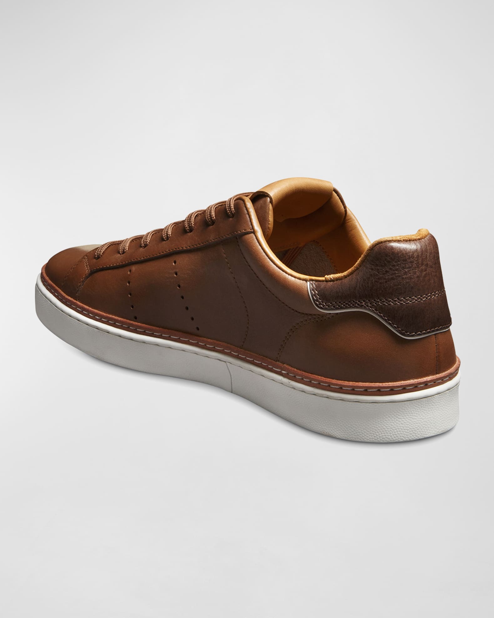 Allen Edmonds Men's Alpha Leather Low-Top Sneakers | Neiman Marcus