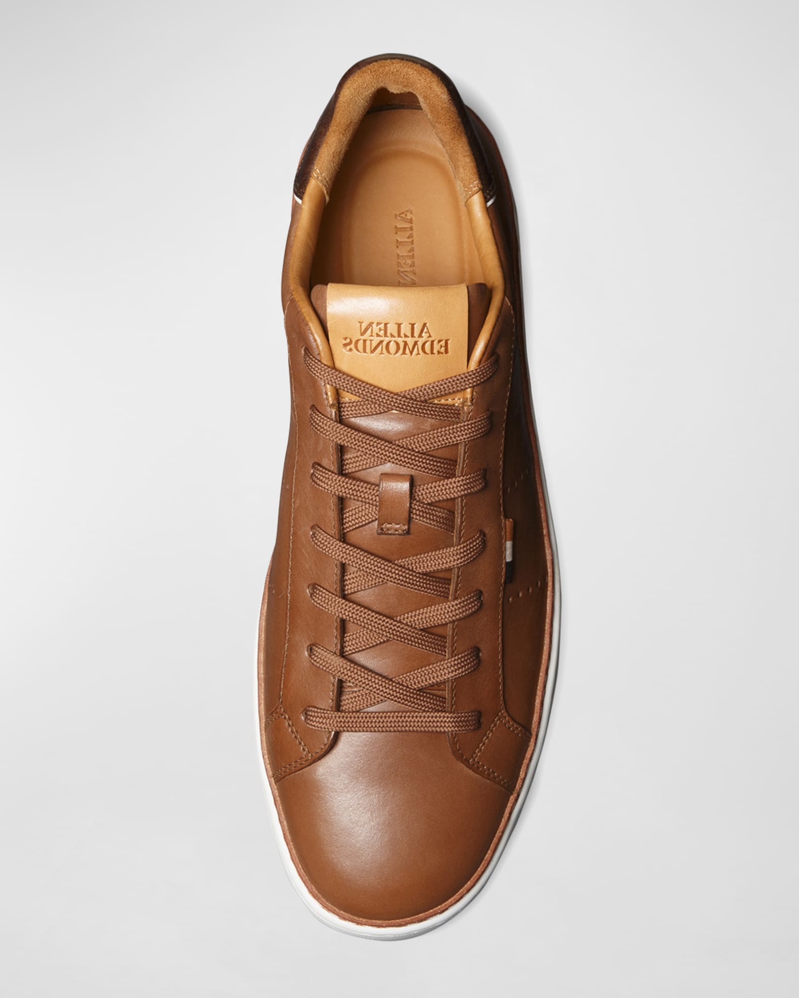 Allen Edmonds Men's Alpha Leather Low-Top Sneakers | Neiman Marcus