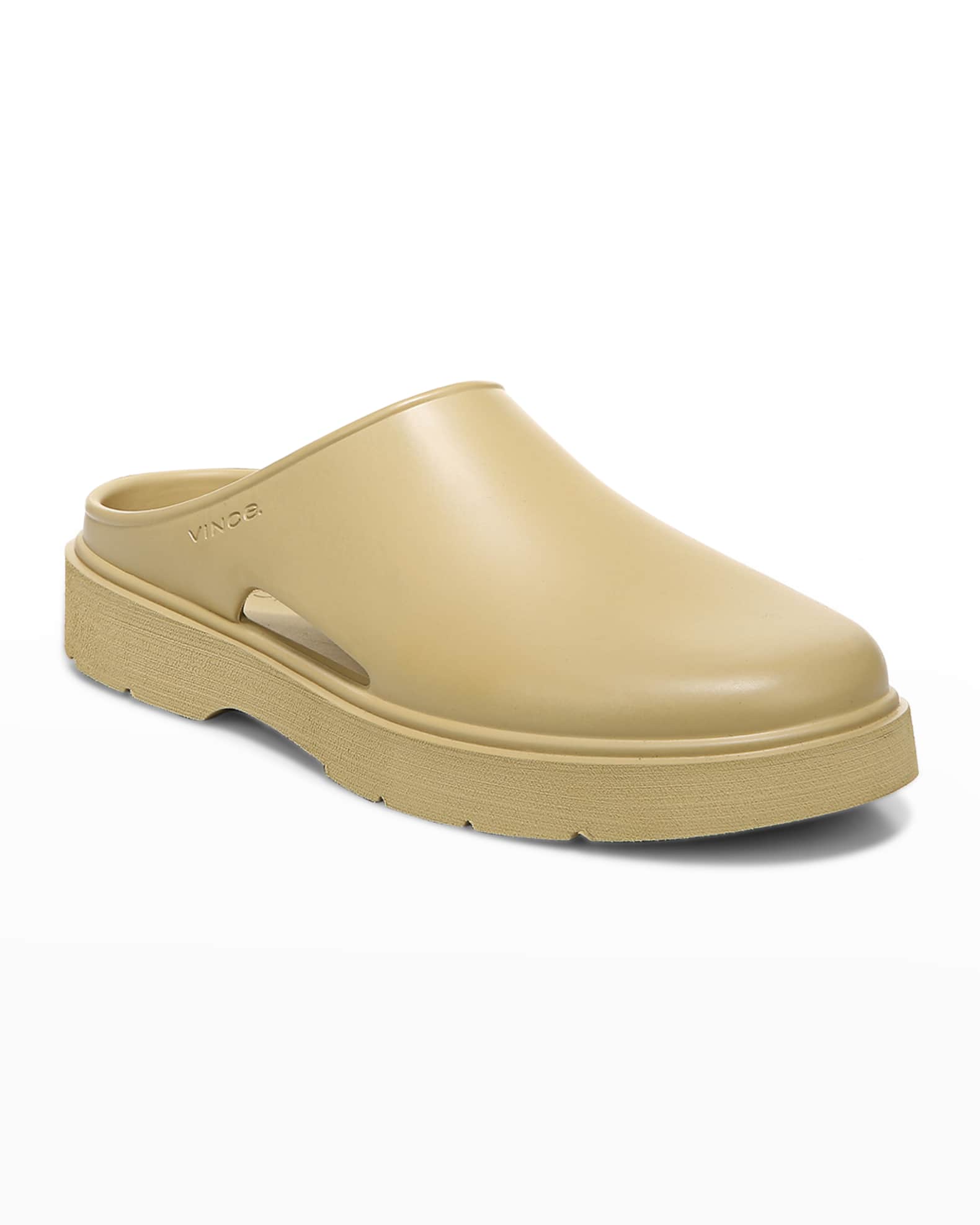 Vince Men's Geo-M Mule Slides | Neiman Marcus