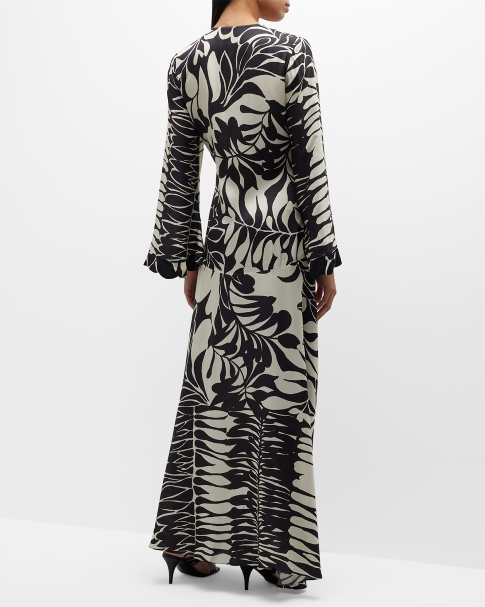 Alexis Melfi Bicolor Robe Maxi Dress | Neiman Marcus