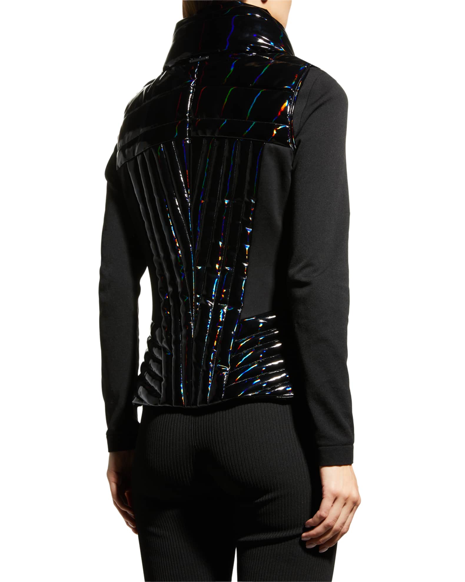 Blanc Noir Motion Panel Vest | Neiman Marcus