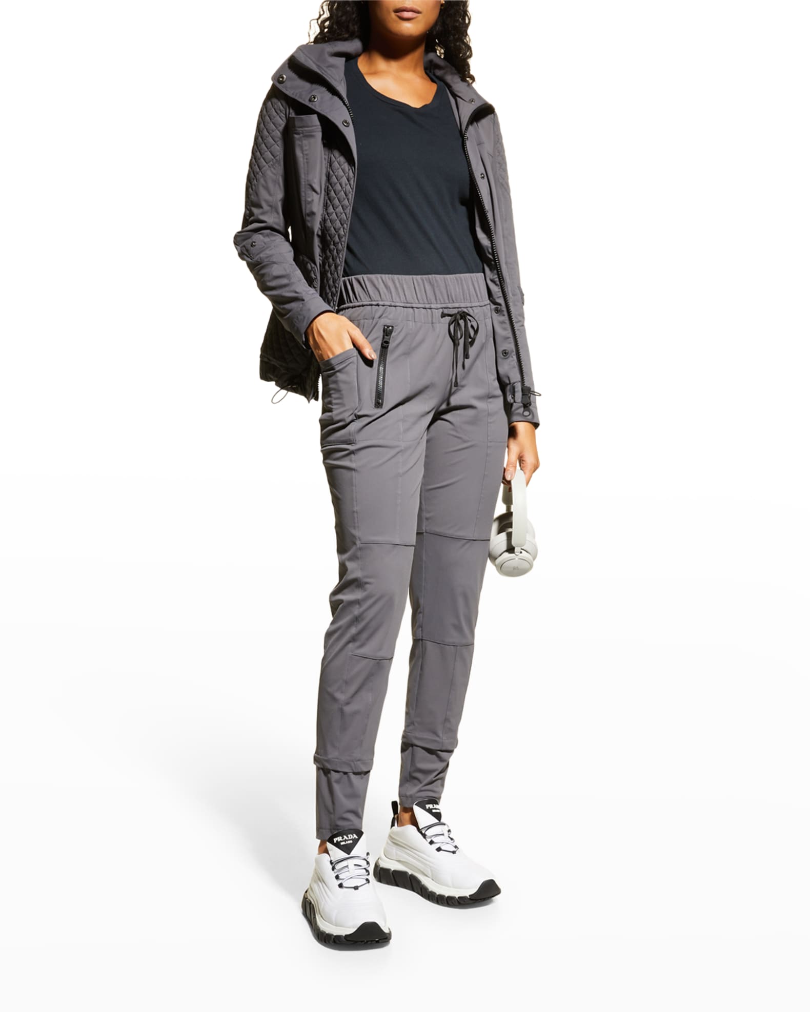 Blanc Noir Mastermind Moto Pants | Neiman Marcus