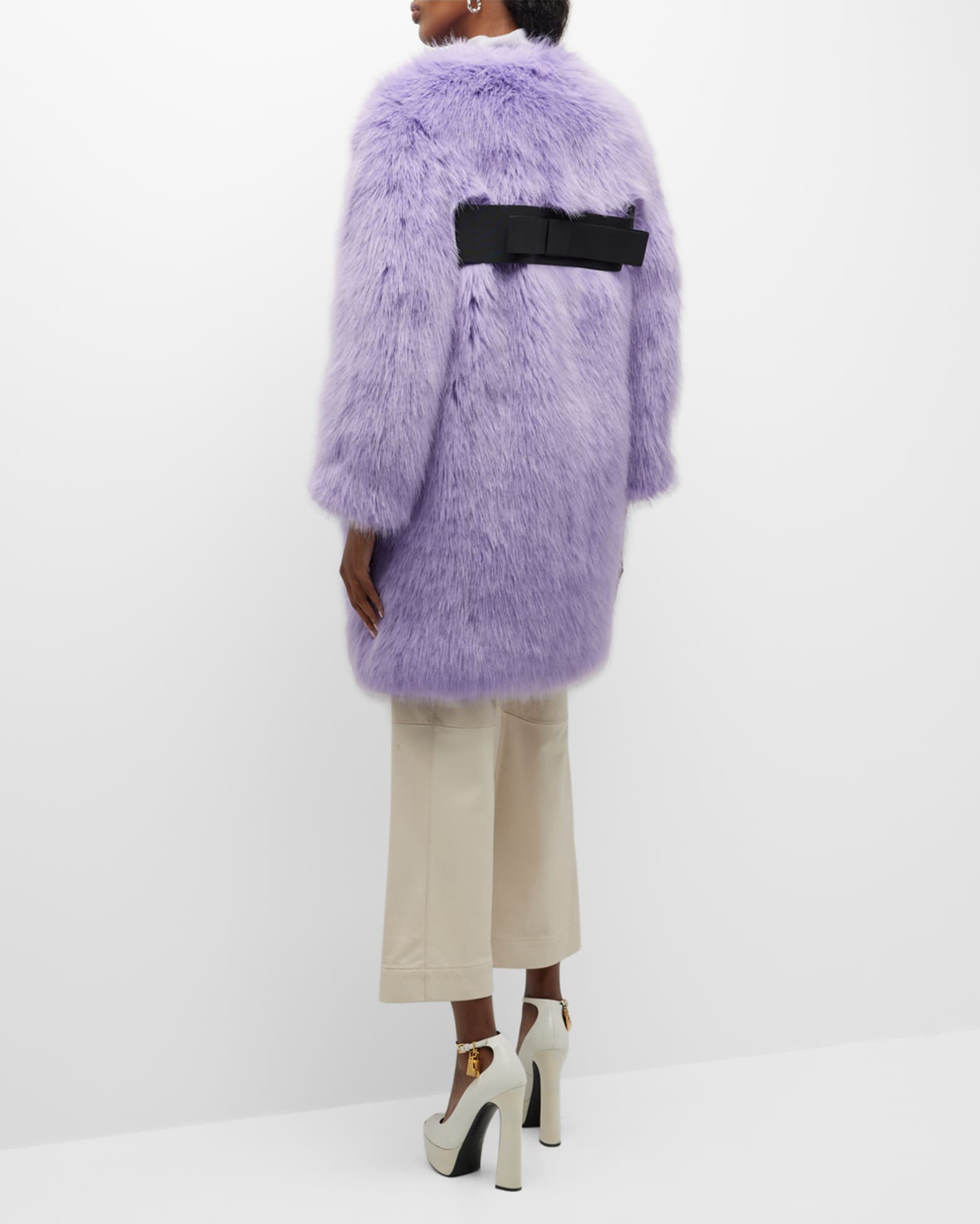 Alabama Muse Jones Faux Fur Long Coat | Neiman Marcus