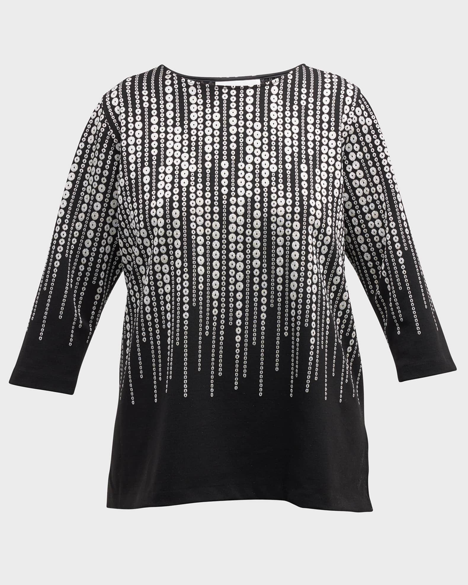 Caroline Rose Plus Size Party Pearl Knit Tunic | Neiman Marcus