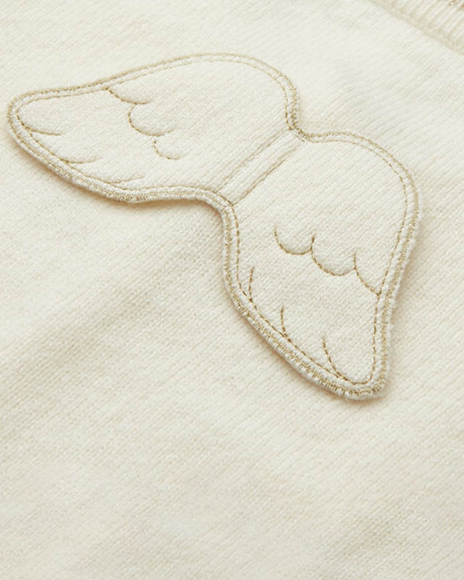 Marie Chantal Girl's Briony Angel Wing Cardigan, Size 3M-18M | Neiman ...